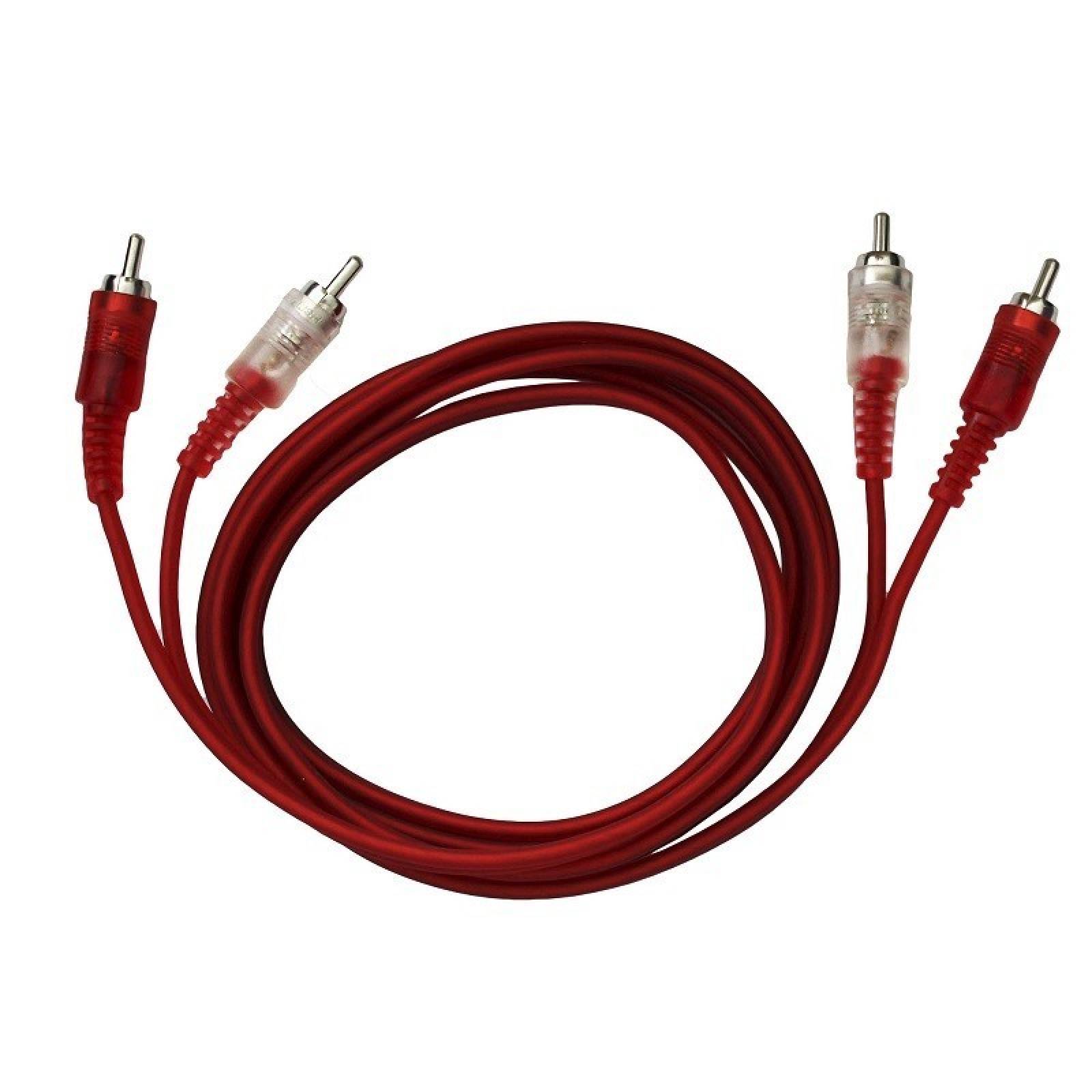 Extension cristal 2 Plugs Rca Por Lado 1.80 mt