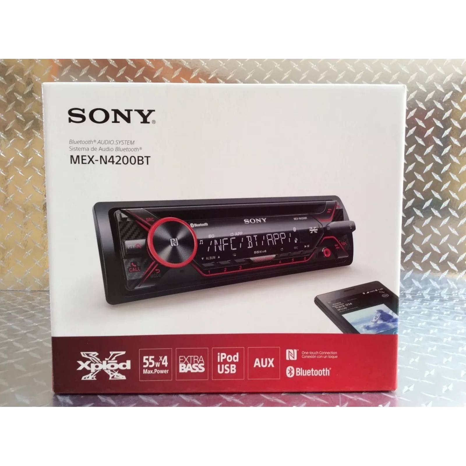 AUTOESTEREO SONY MEX-N4300BT BLUETOOTH USB CD