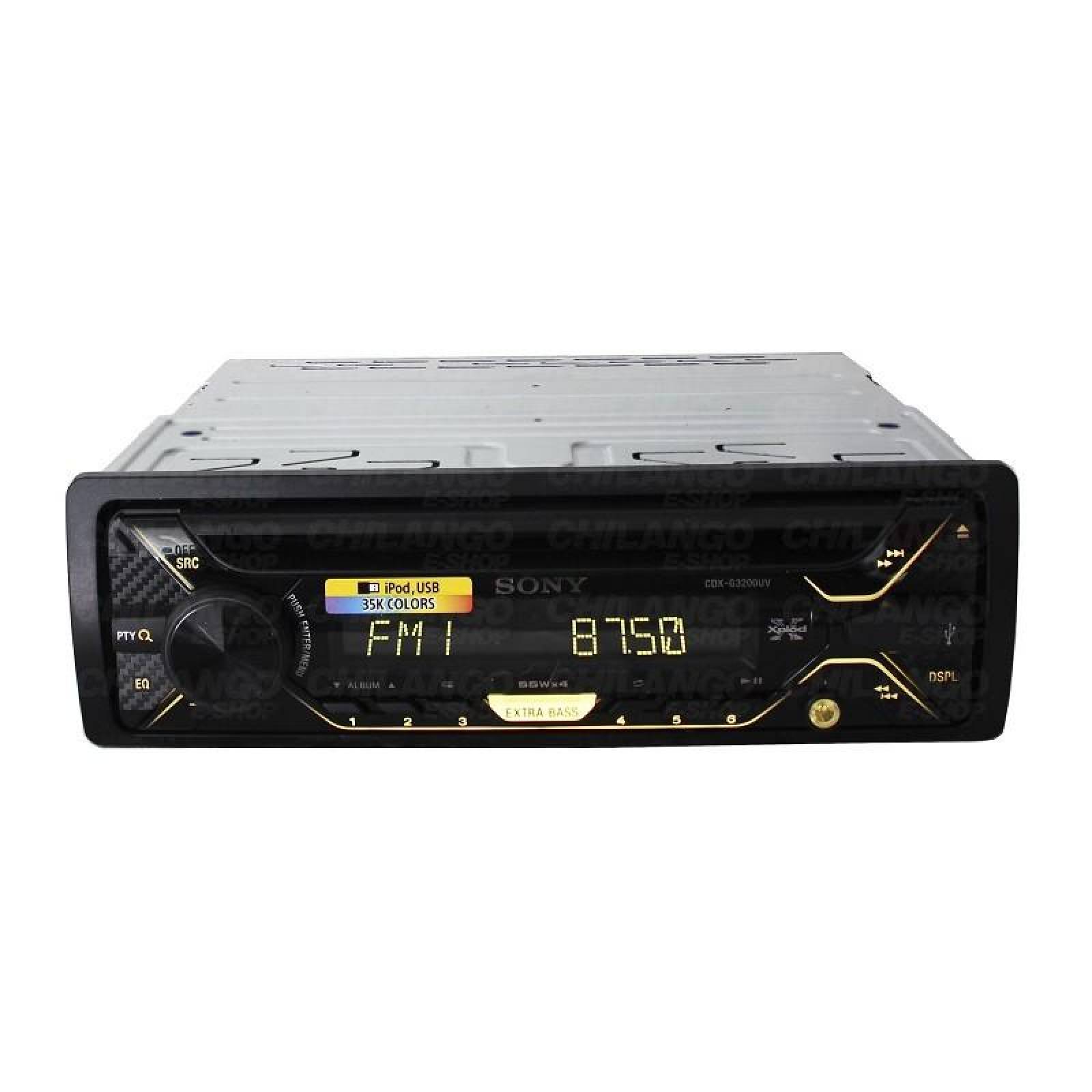 Autoestereo Sony Cd Usb Ipod Colores Cdx-g3200uv