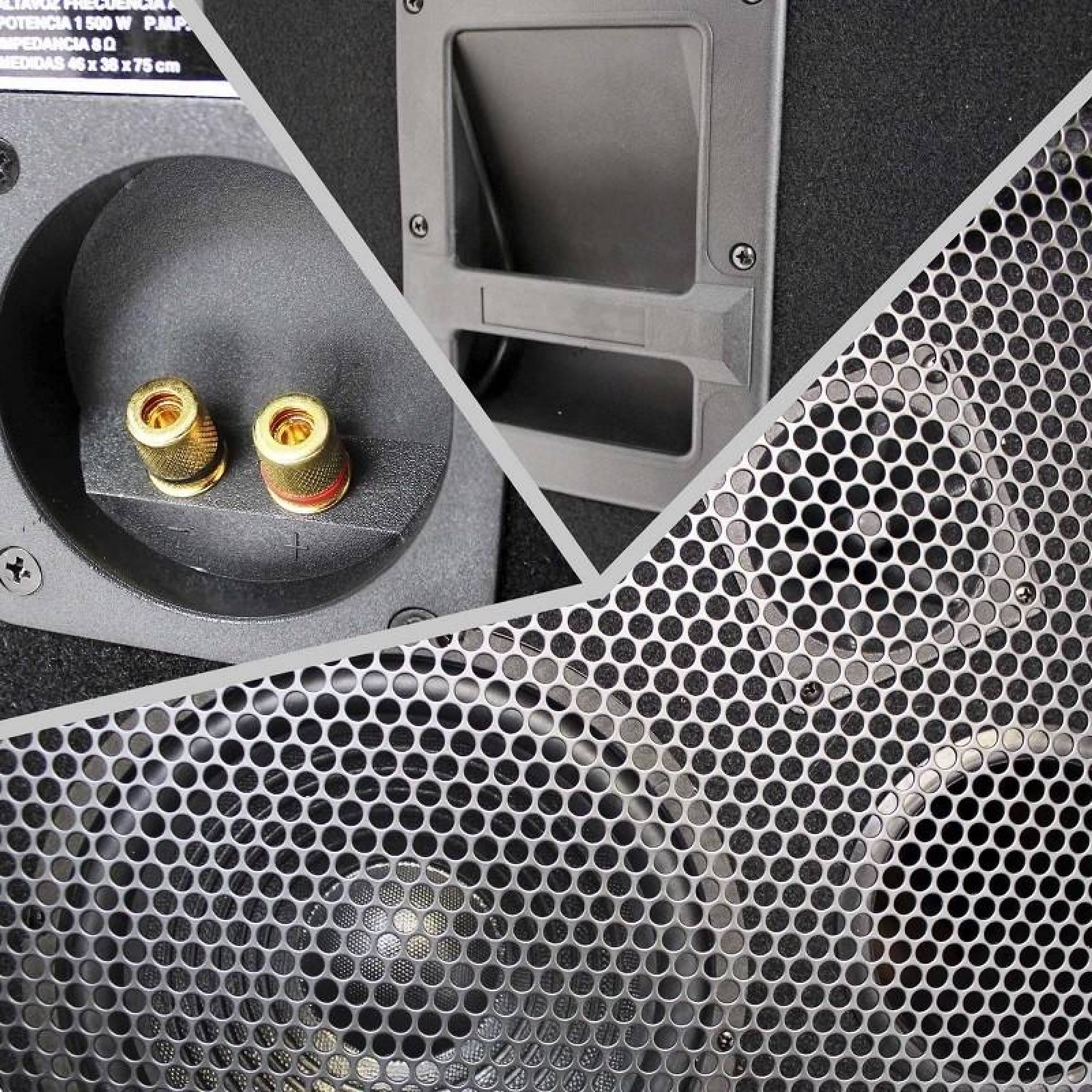 BAFLE BOCINA 15 Pulgadas PASIVO 8 Ohms 3 Vias MEGAPOWER PRO