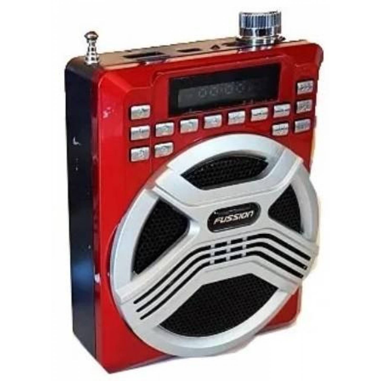 Bocina Portatil Con Microfono De Diadema MEG-1004RD