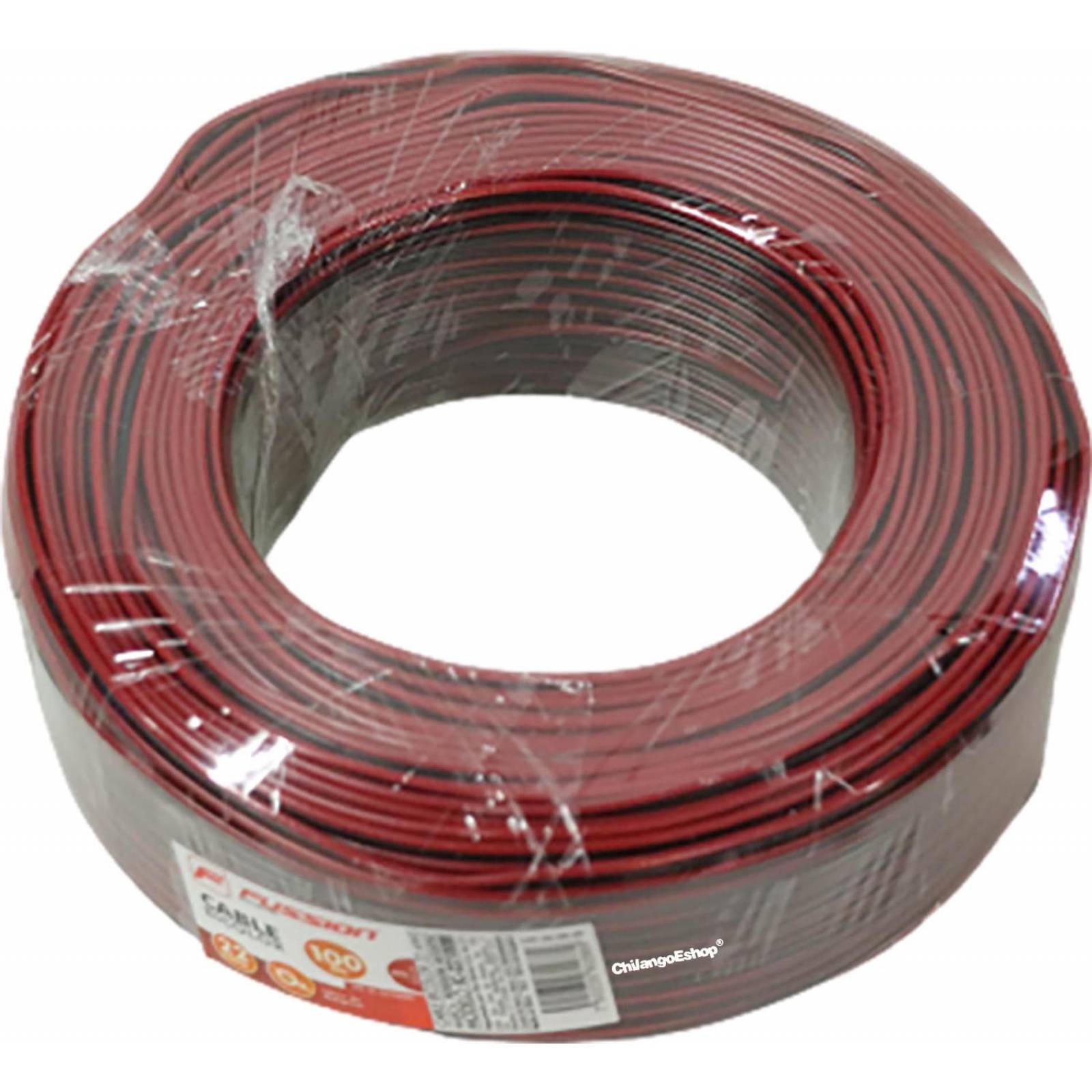 ROLLO CABLE BICOLOR POLARIZADO CALIBRE 22 AWG 100M