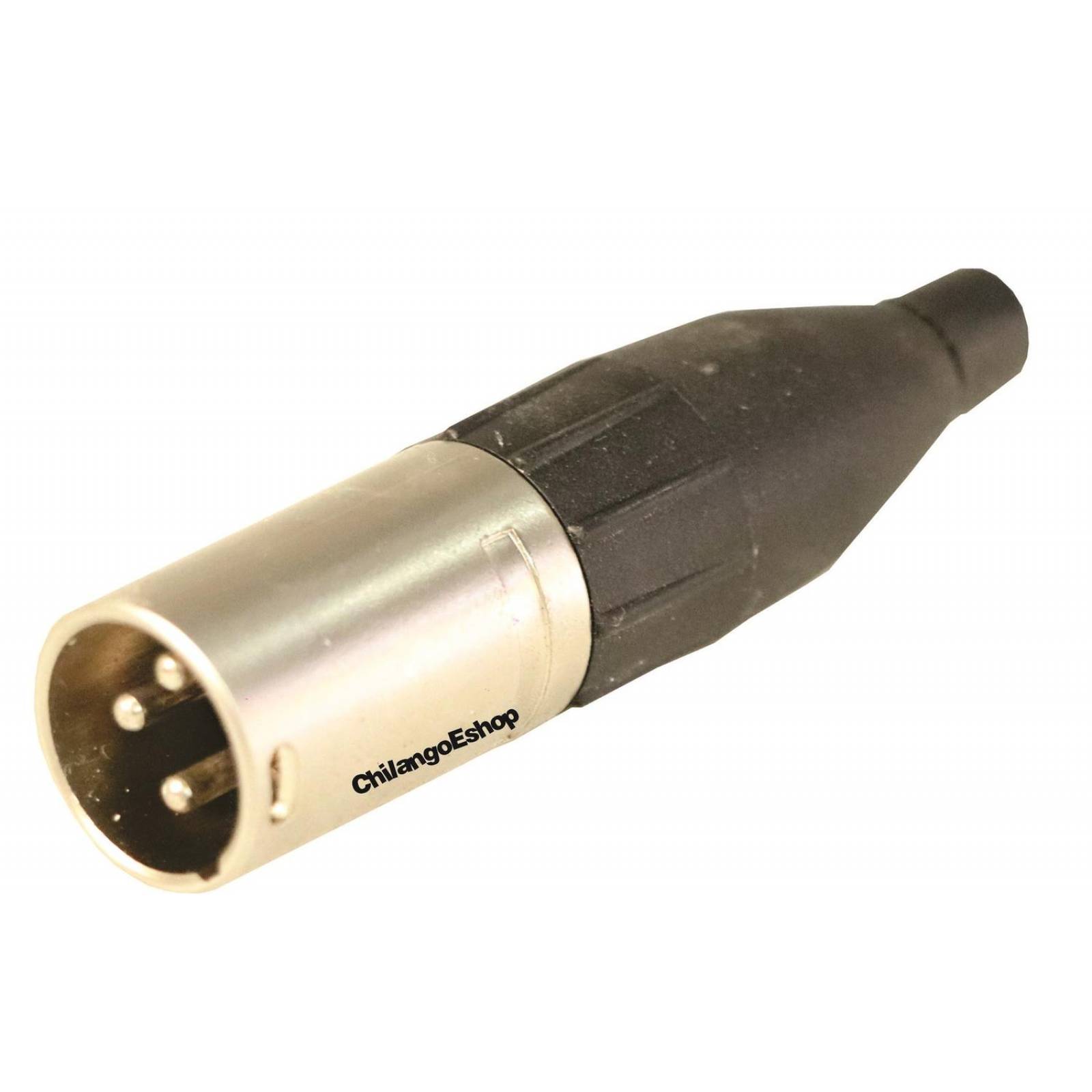PLUG XLR CANNON PROFESIONAL CON SEGURO