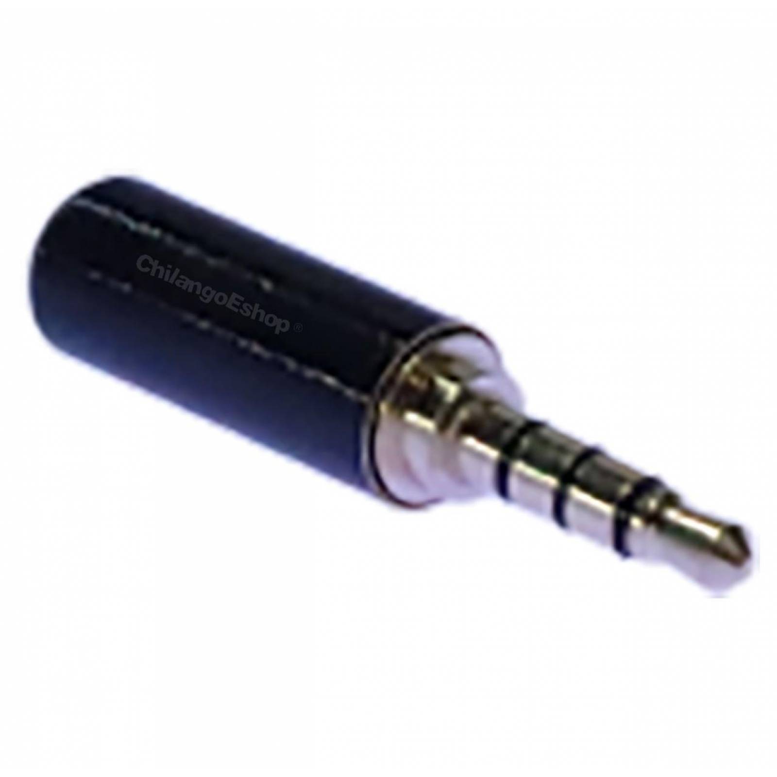 PLUG 3,5 ESTEREO METALICO 4 VIAS