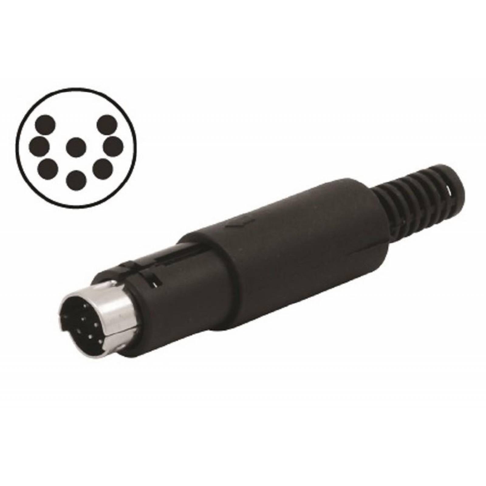 PLUG MINI DIN 8 PUNTOS