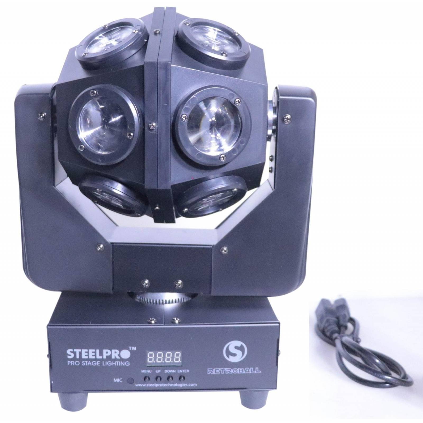 CABEZA ROBOTICA RETROBALL LED RGBW
