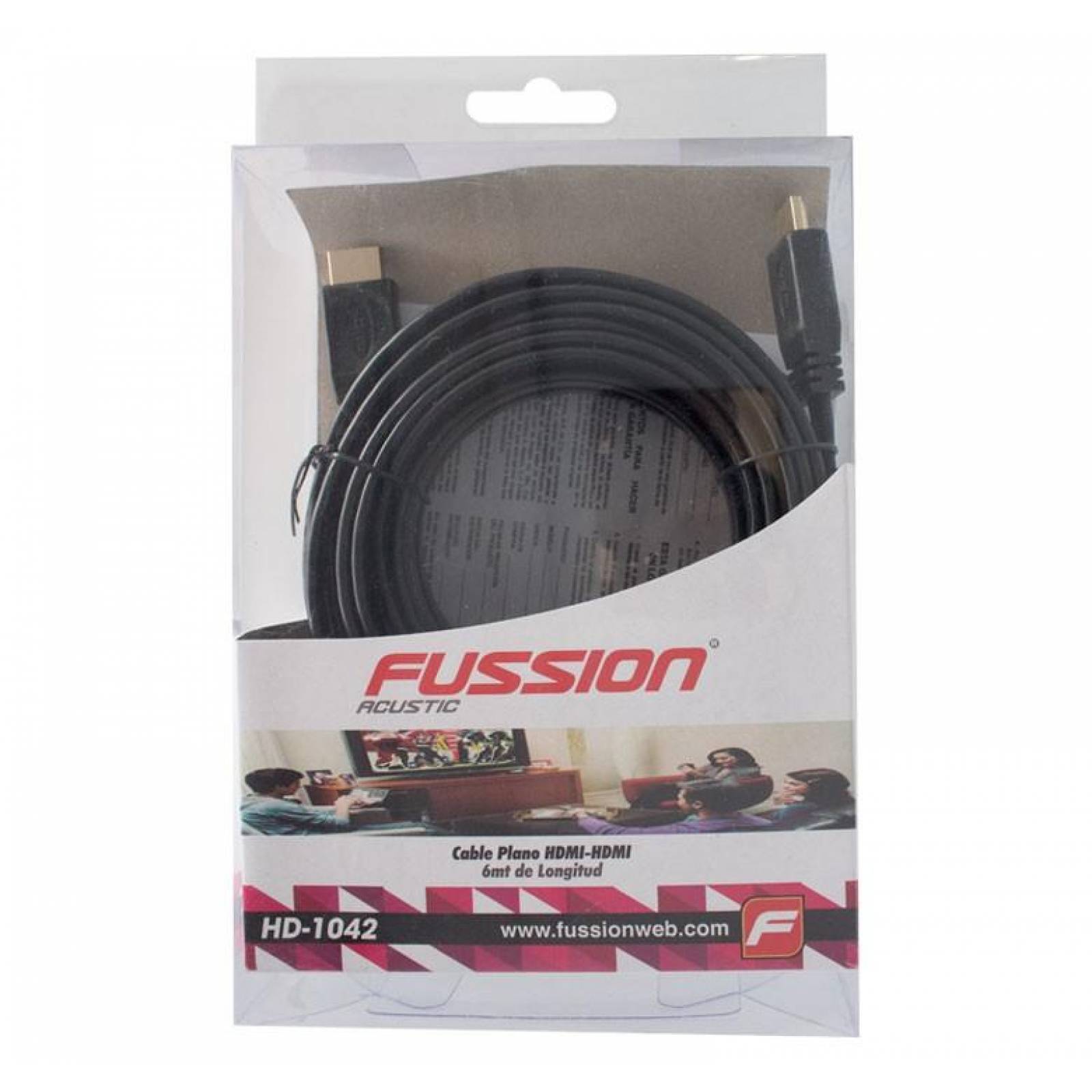 CABLE PLANO CON CONECTOR ALTA DEFINICION A ALTA DEFINICION / 6M HD-1042