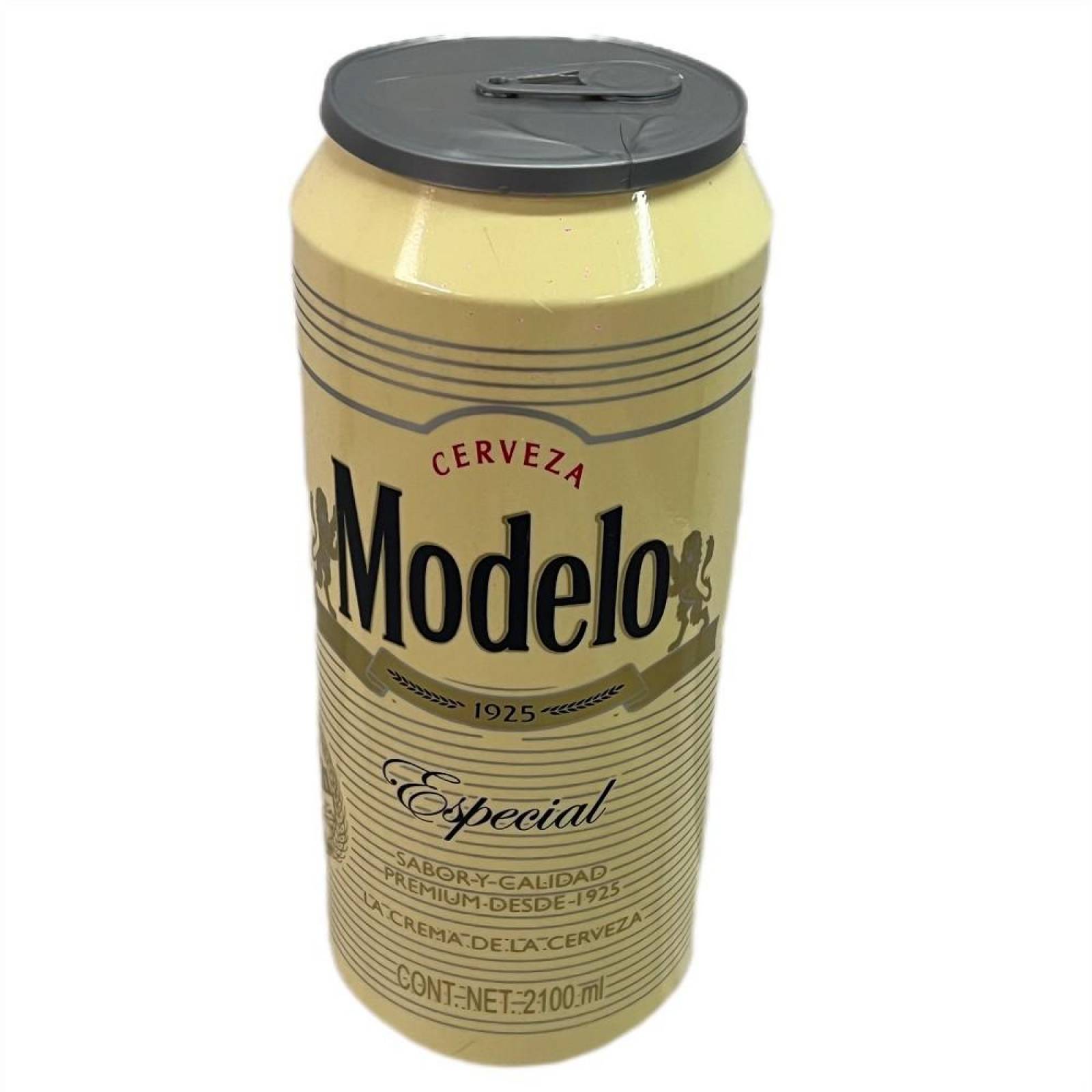 Vaso Lata Gigante Rellenable 2 Litros Modelo Beige