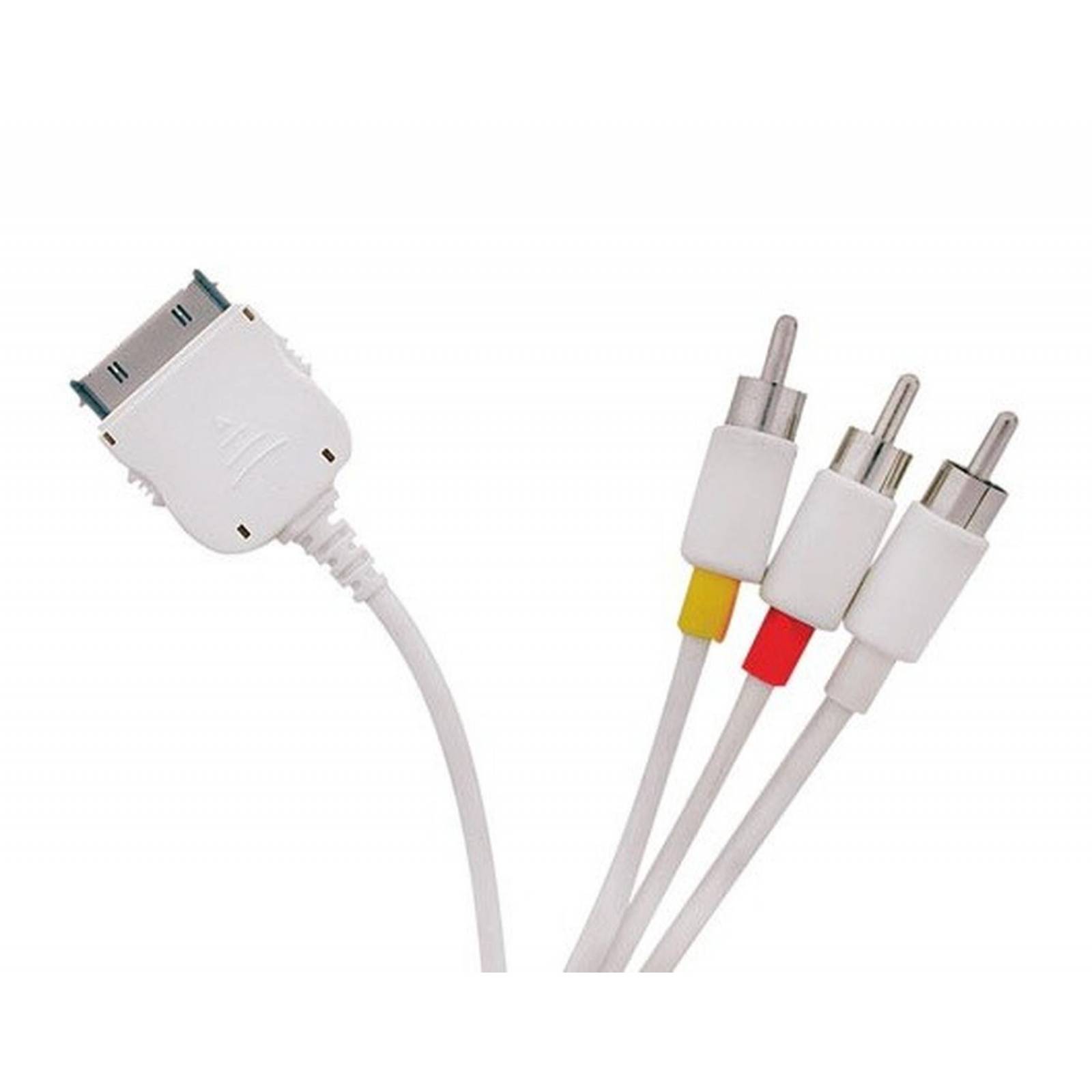 Cable Conector Tipo Ipod A 3 RCA Macho
