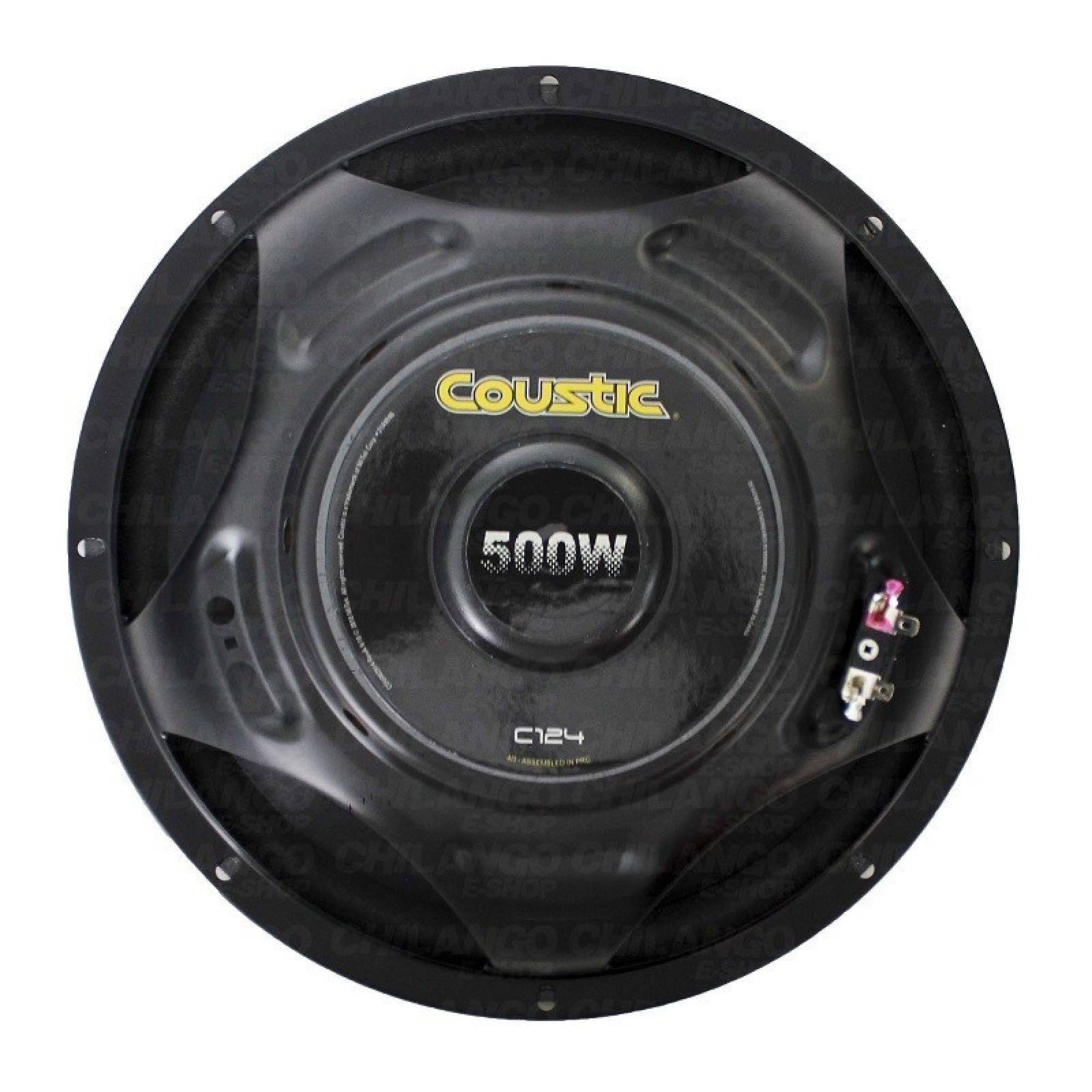 SUBWOOFER COUSTIC 12 250WRMS C124