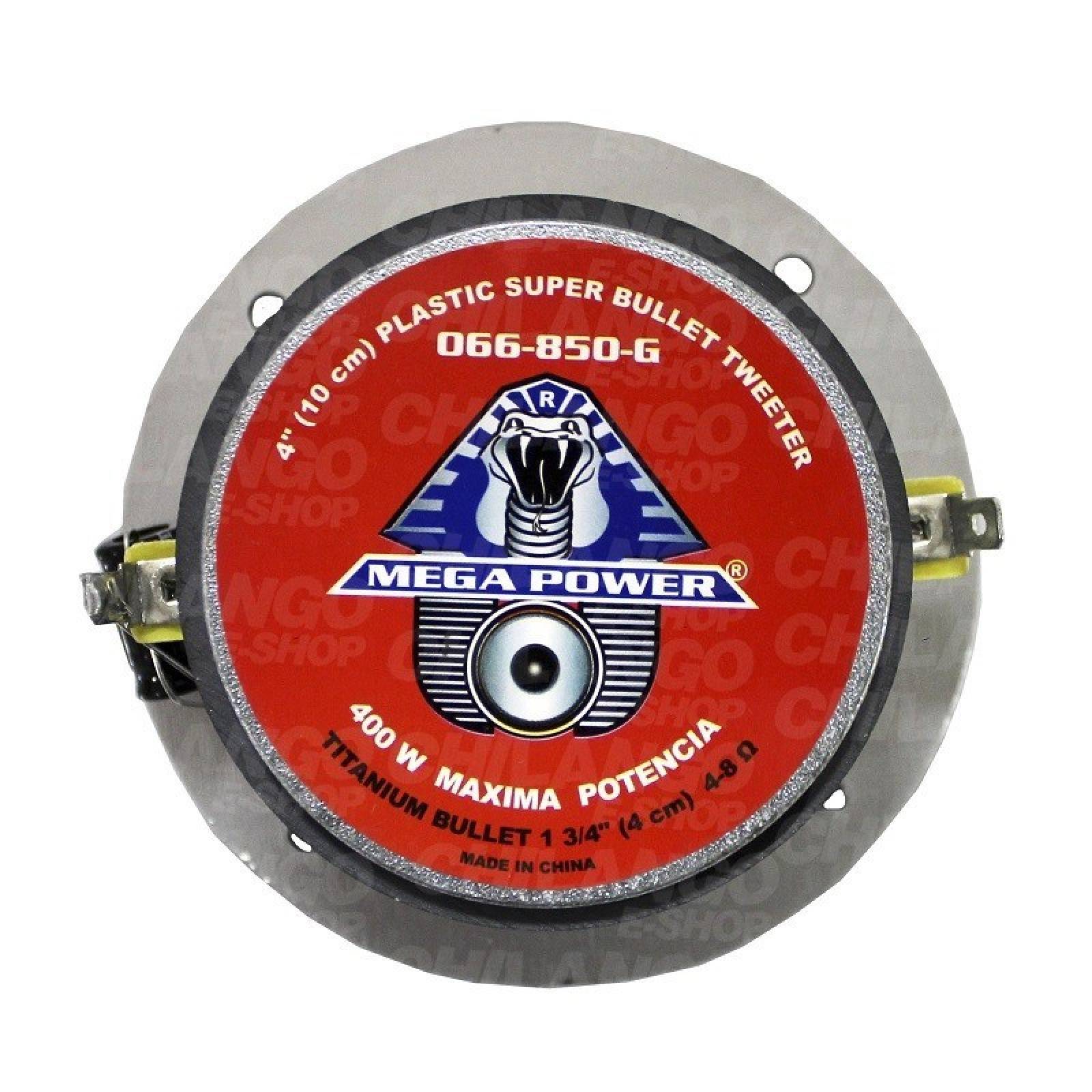 Tweeter Bala Titanium PLASTICO 400w GRIS