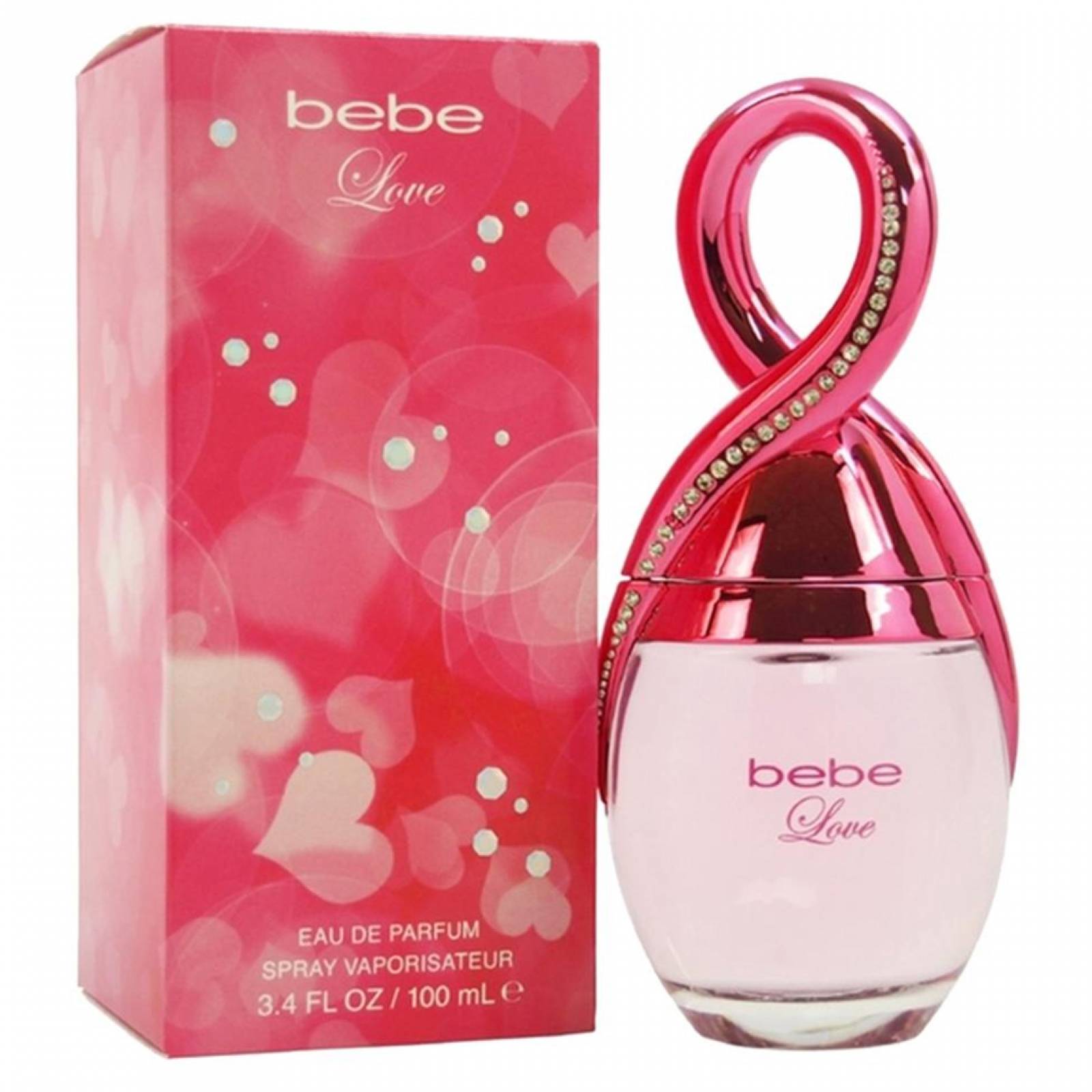 Bebe Love 100 ml Eau de Parfum Spray de Bebe Fragancia para Dama