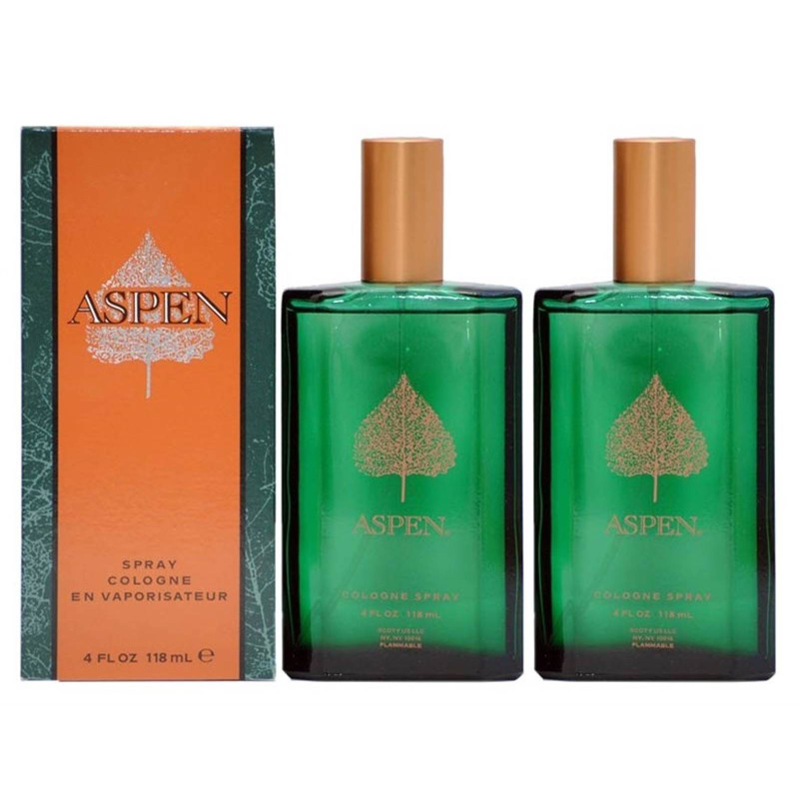 Paquete 2 X 1 De Aspen 118 Ml Cologne Spray De Aspen Fragancia para ...