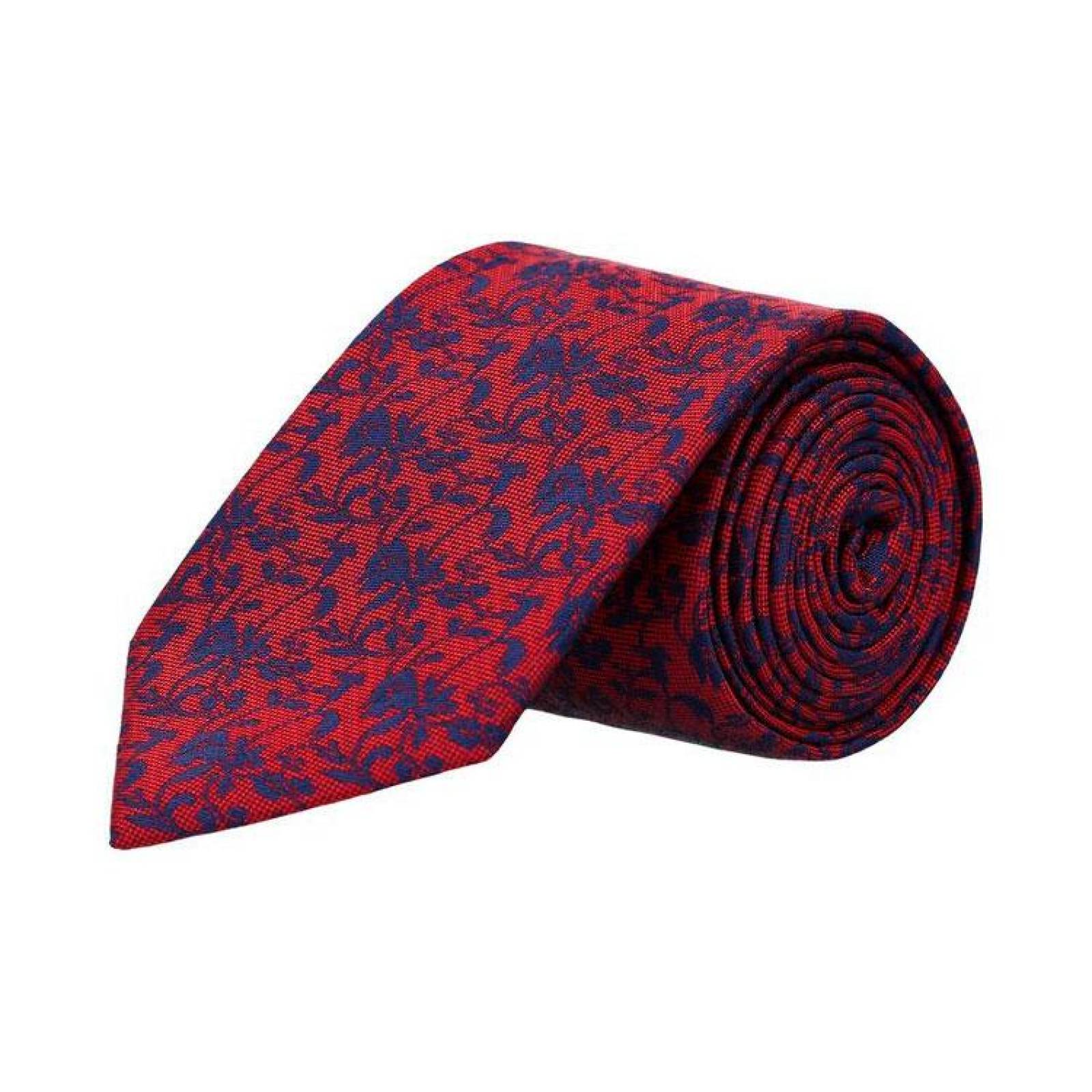 Corbata Royal Flush Con Enredadera Azul