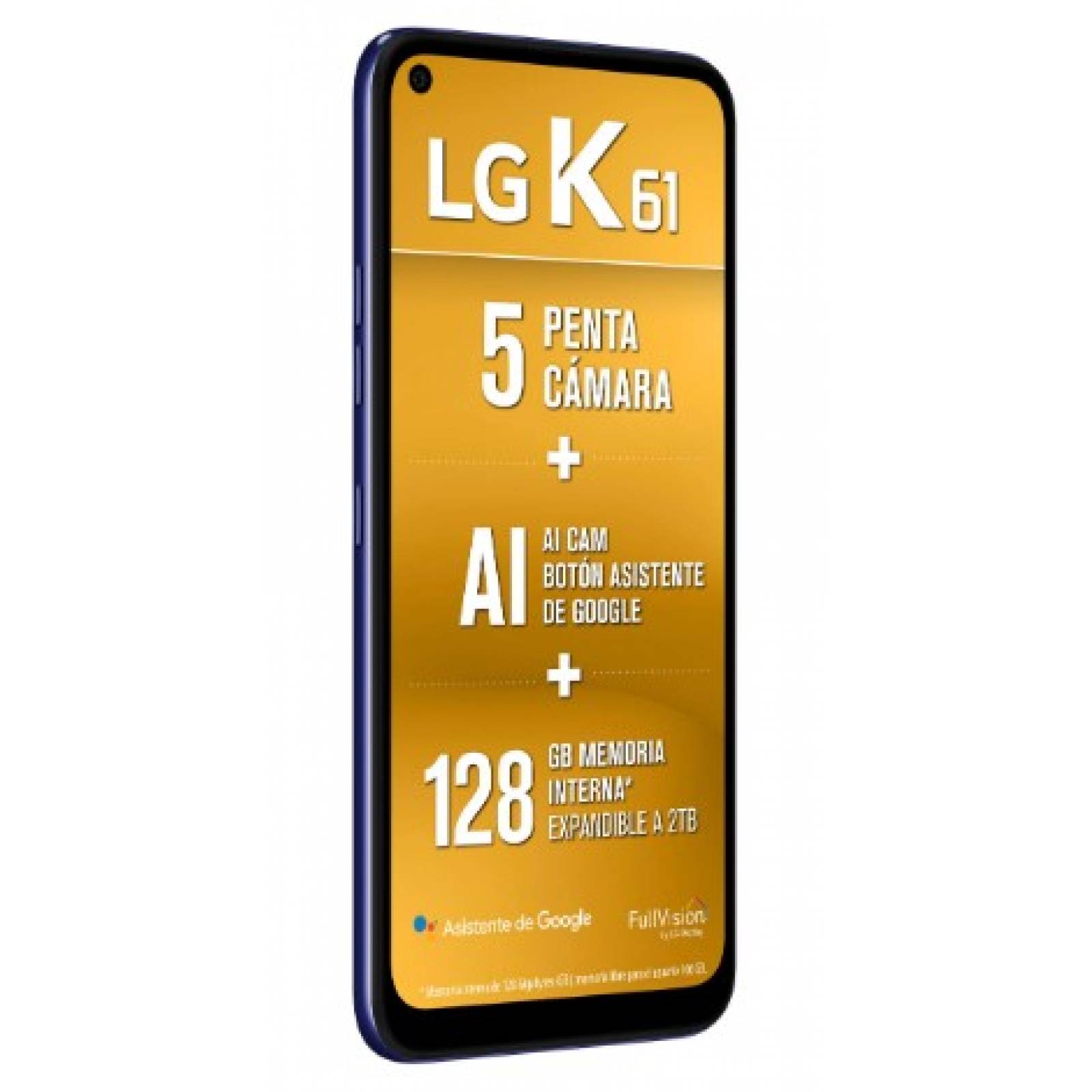 Celular LG LTE LM-Q630HA K61 Color AZUL Telcel