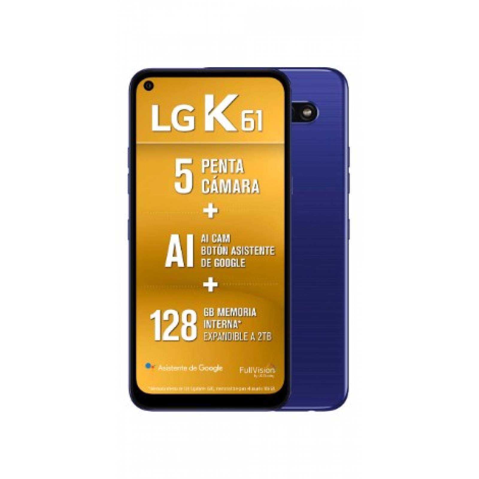 Celular LG LTE LM-Q630HA K61 Color AZUL Telcel