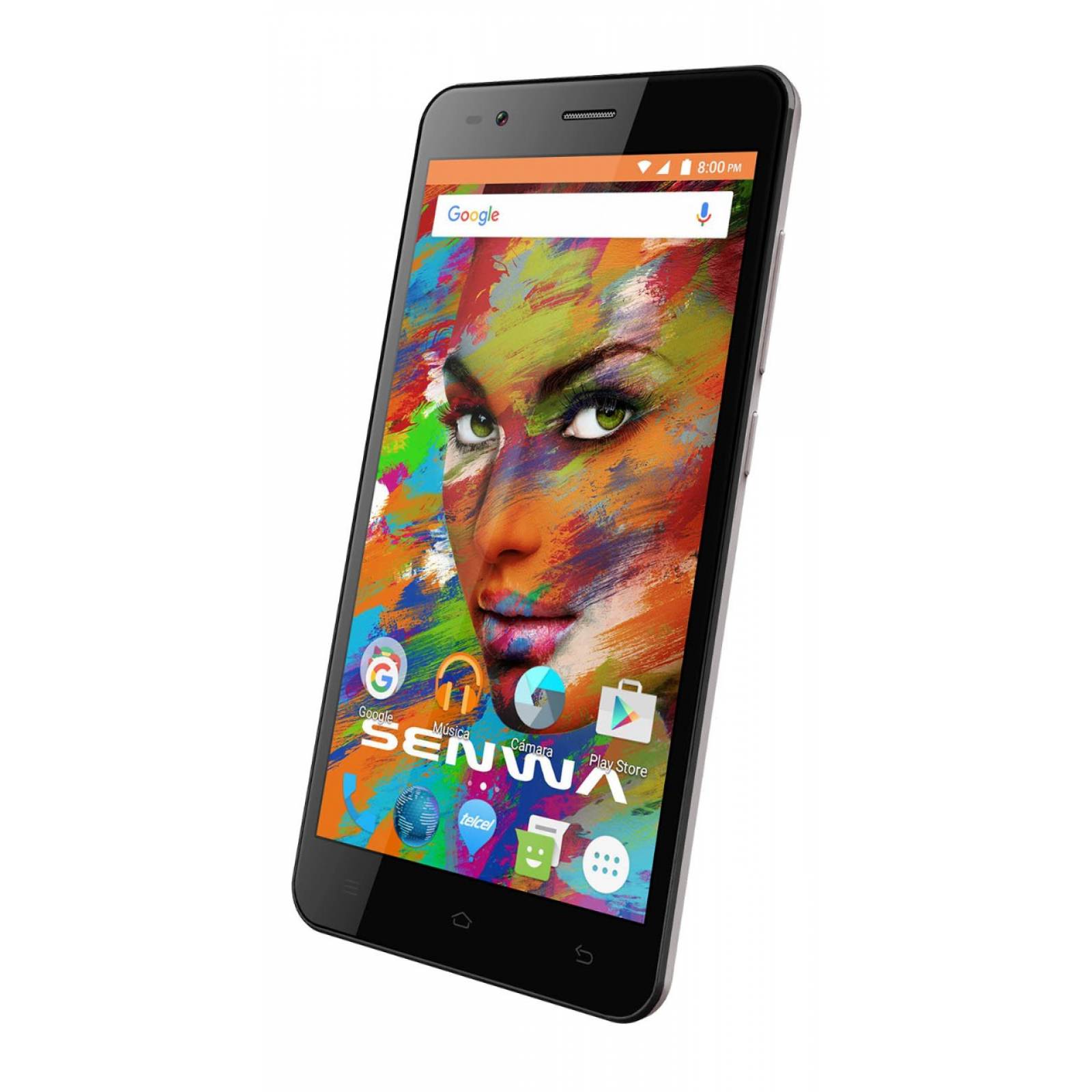 Celular SENWA 3G S6000 COLOSSUS Color PLATA Telcel