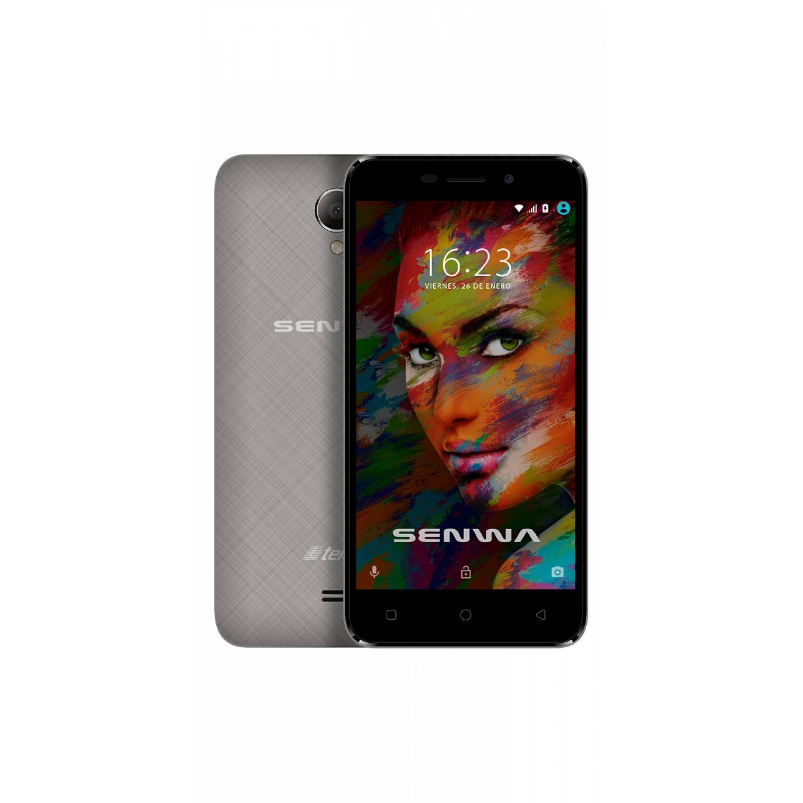 Celular SENWA LTE LS50 PEGASUS Color PLATA Telcel