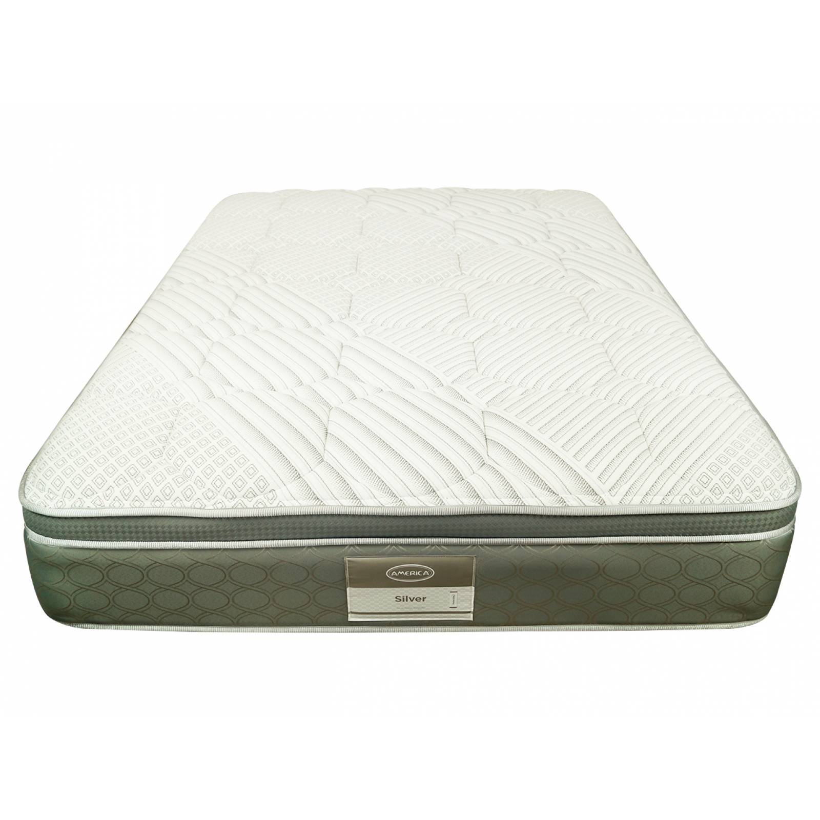 Colchón Individual America Silver + Base Box Gratis