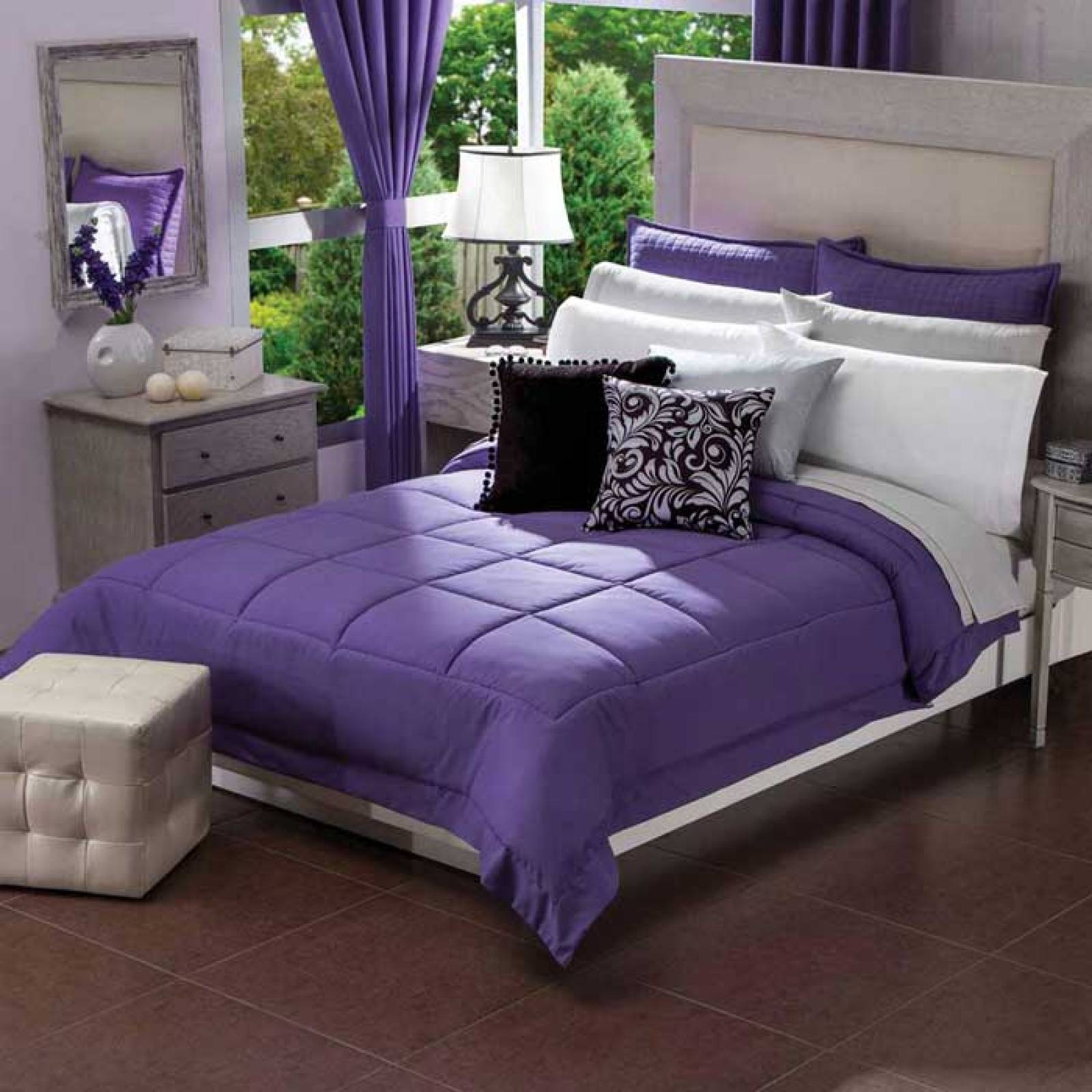 Edredón Morgana Matrimonial/ Queen Size 2 Vistas Concord