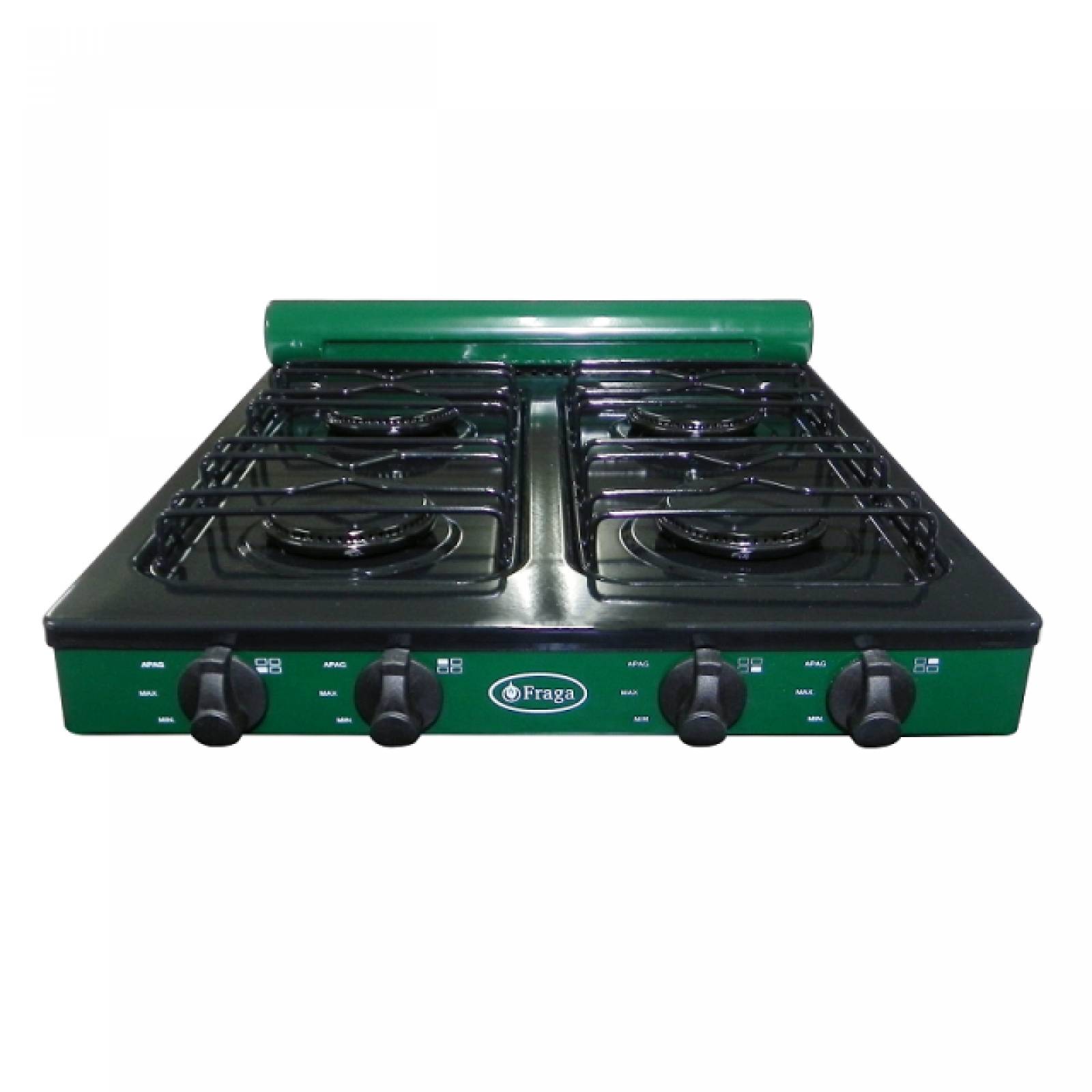 Parrilla Sobreponer Camping Estufa 4 Quemadores Verde Fraga