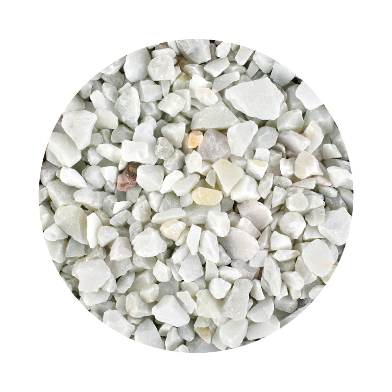 3Kg Grava Acuario Marmolina Blanca Decoración Pecera Lomas