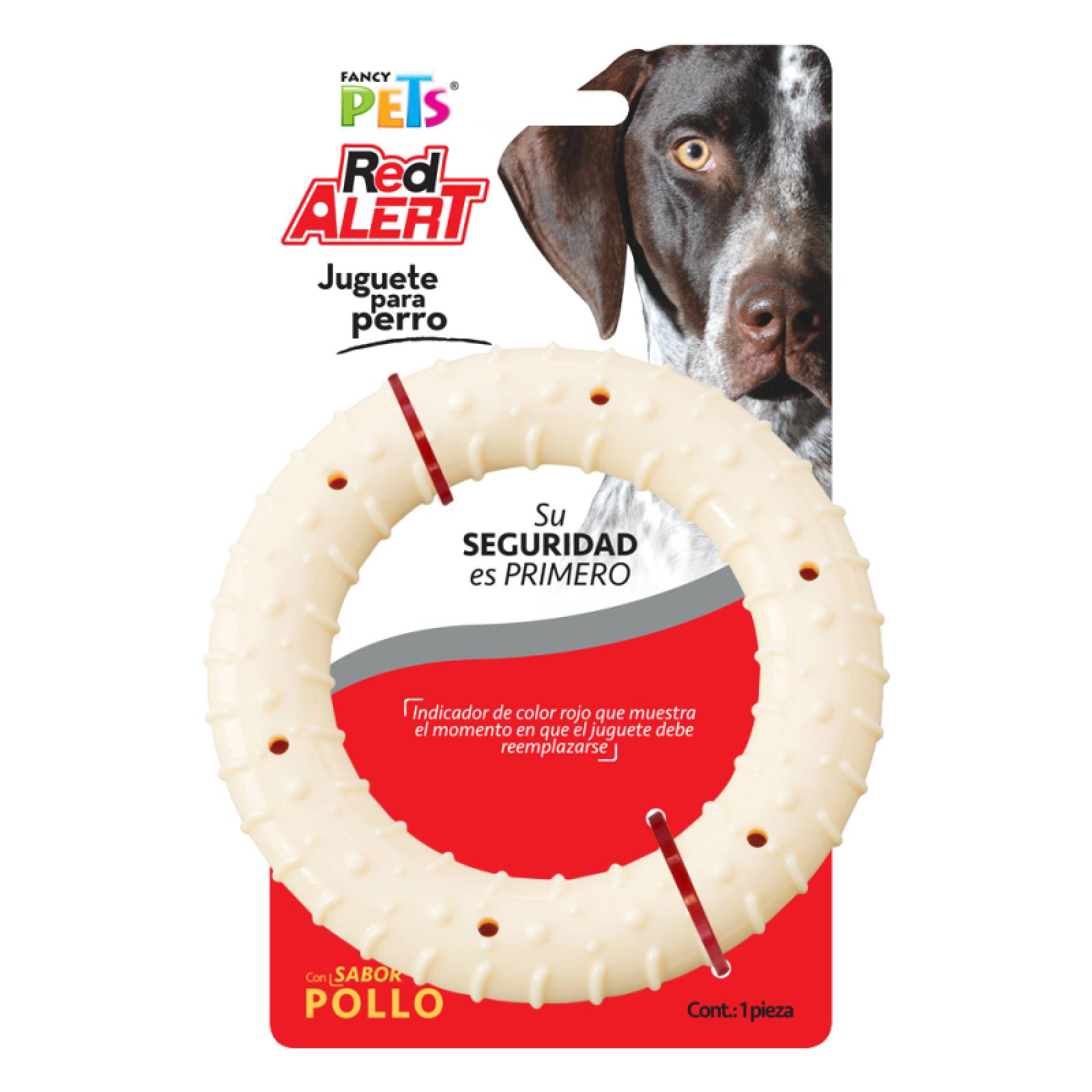Juguete Red Alert Sabor Pollo Masticable Perro Fancy Pets