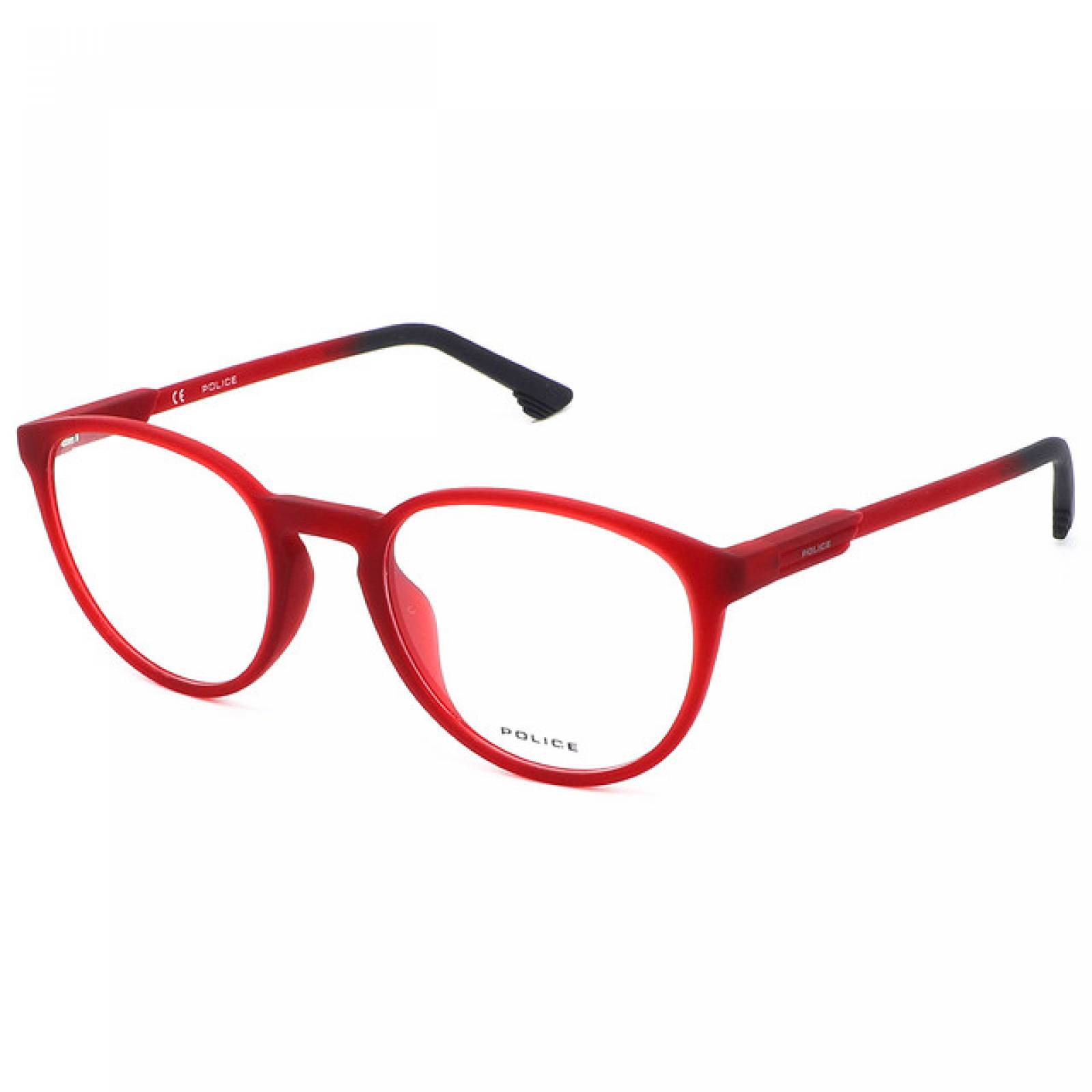 Lentes Oftalmicos Police Hombre Armazon Redondo Rojo Negro