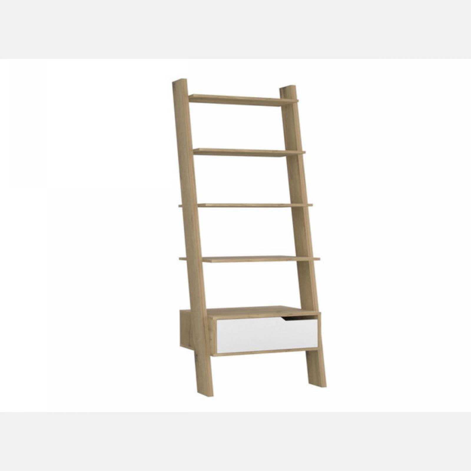 Estante Escalera Armable Oslo Duna Puerta Blanca Excelsior