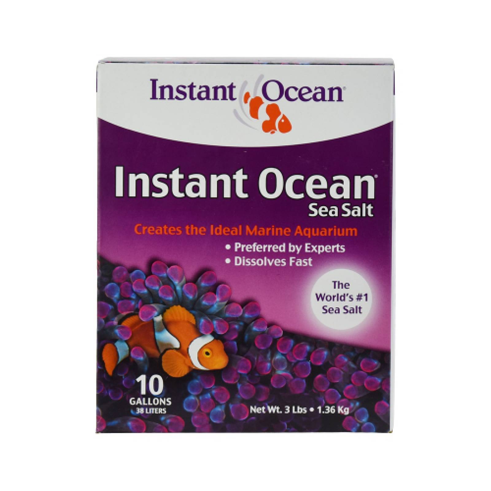 Sal Marina Sea Salt 10 Galones 37.8L Instant Ocean