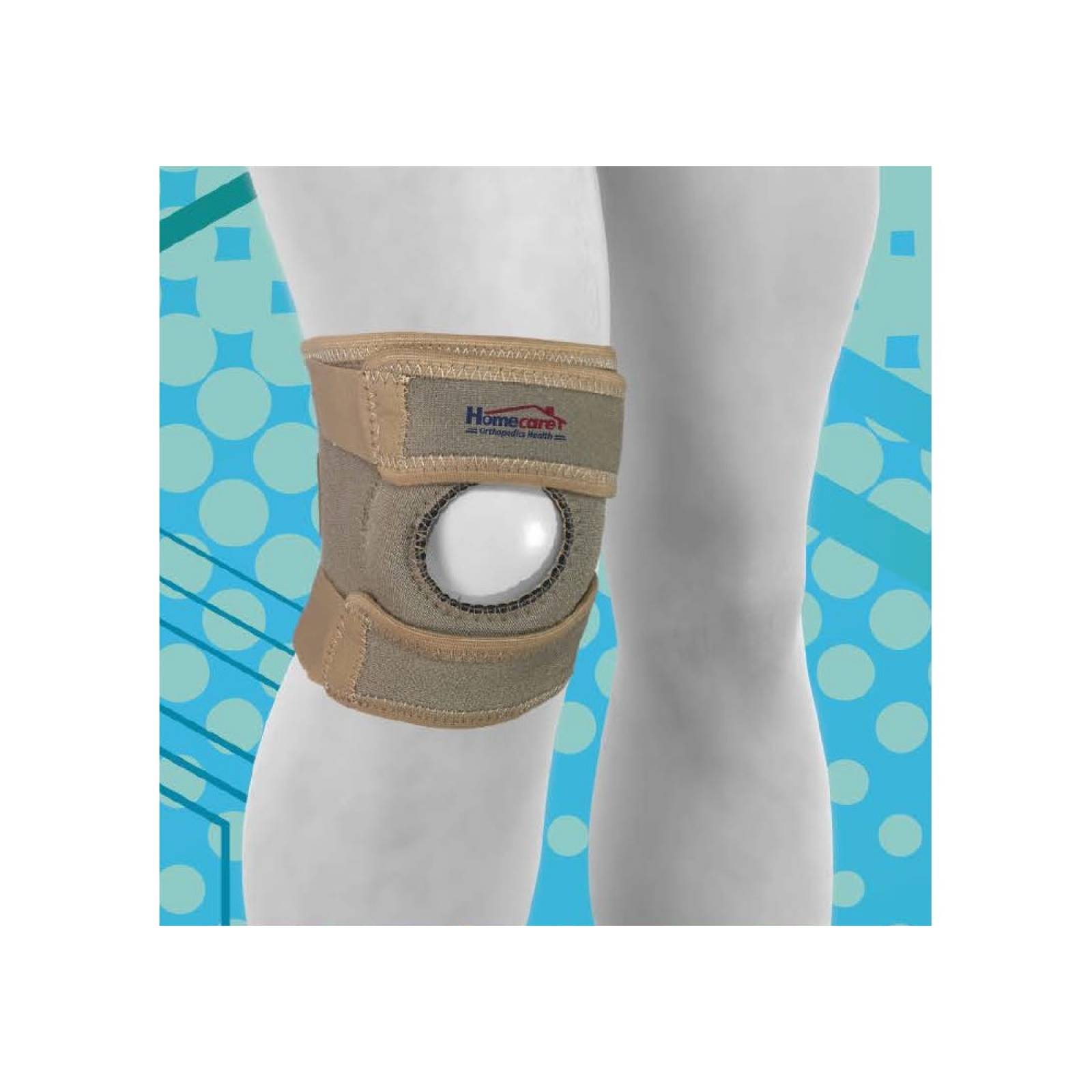 Rodillera Corta Abierta Rótula Neopreno Unitalla Homecare