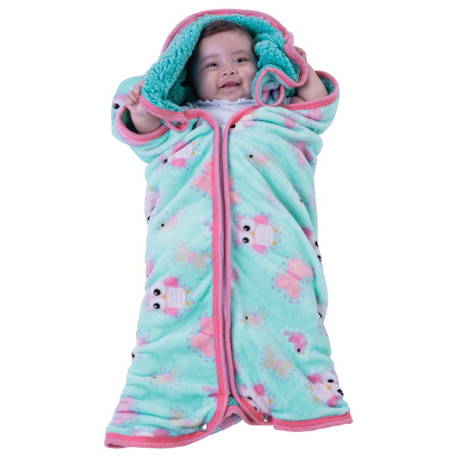 Saco Bebe Diseño Dulces Estandar Poliester Azul Concord