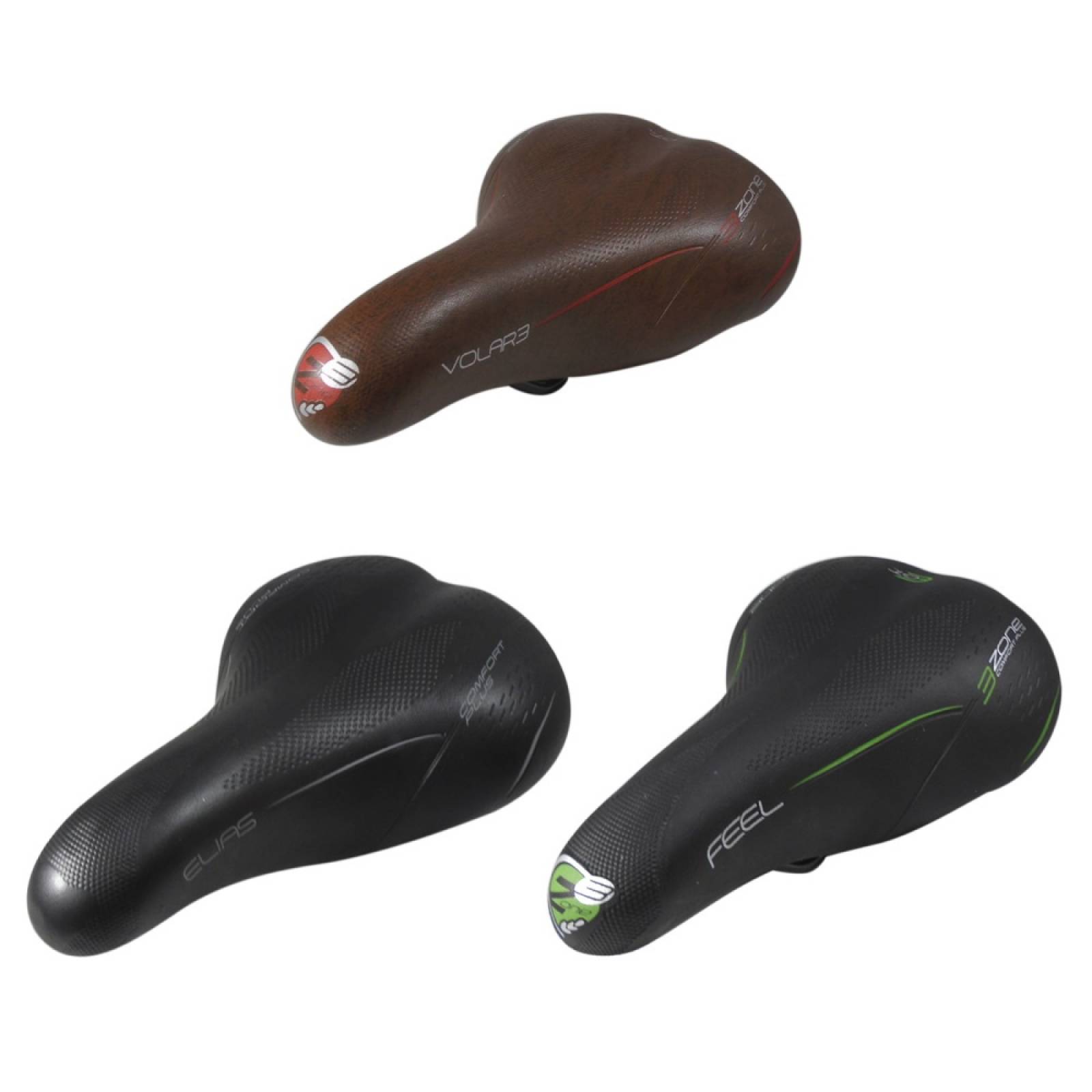 Asiento Bicicleta Dama Zone Plus Mixto Sin Broche MTB BASSANO