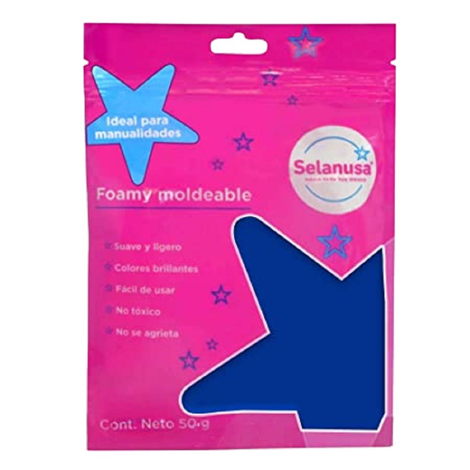 Foamy Moldeable C/50 Gramos Color Azul Rey Selanusa