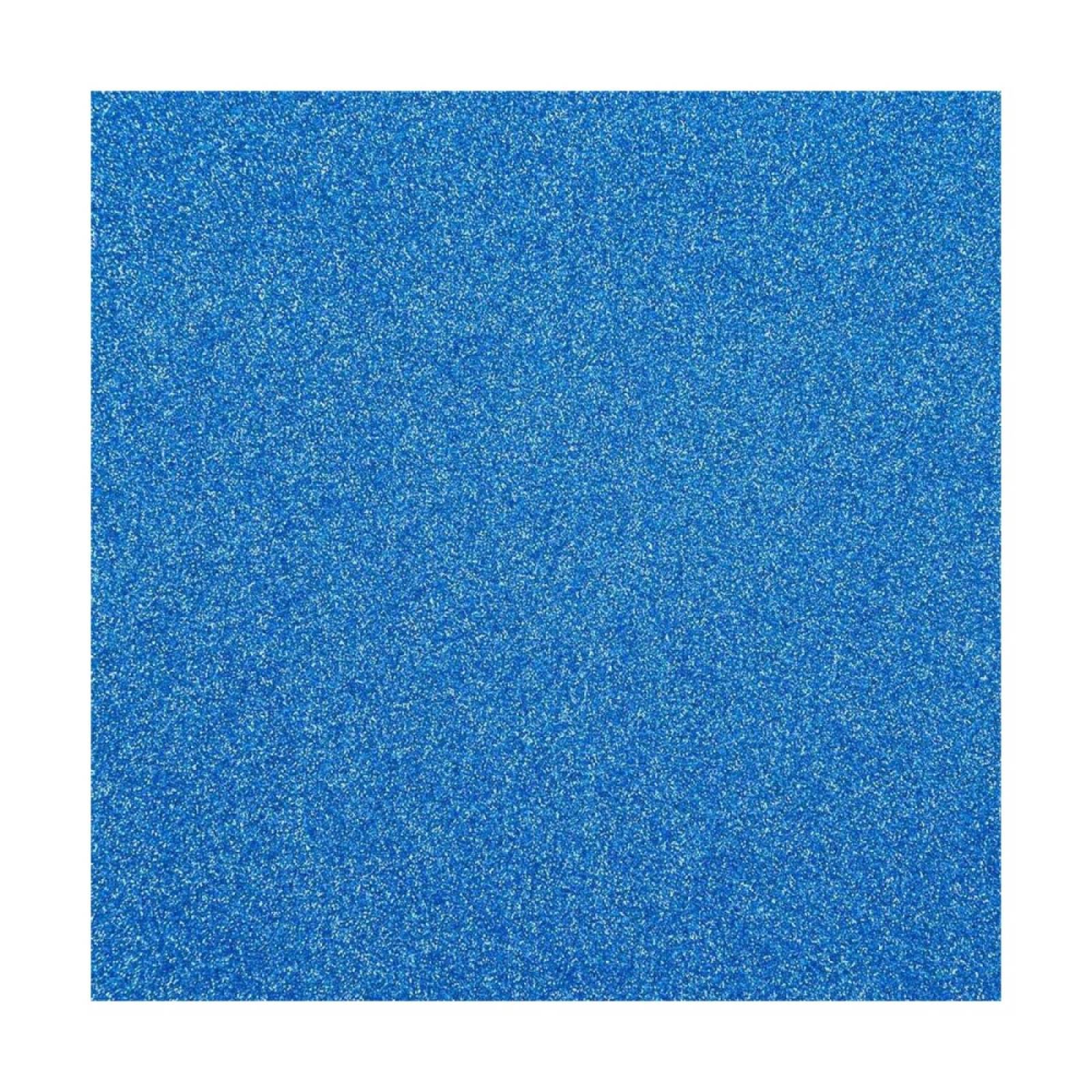 Foamy Carta C/Diamantina 10 Pzas Azul Rey Selanusa