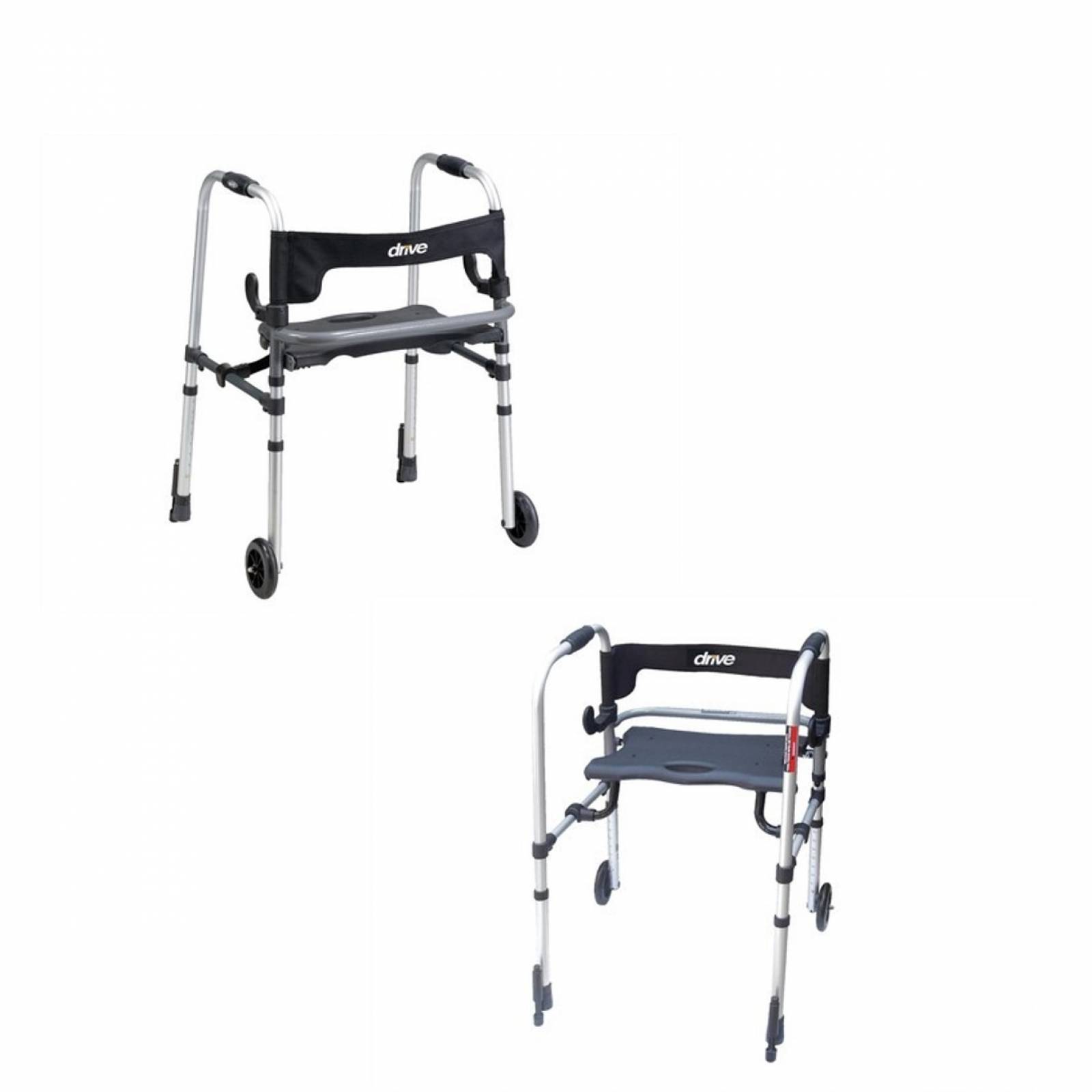Andadera Ortopedica Con Asiento Aluminio De Lujo Marca Drive