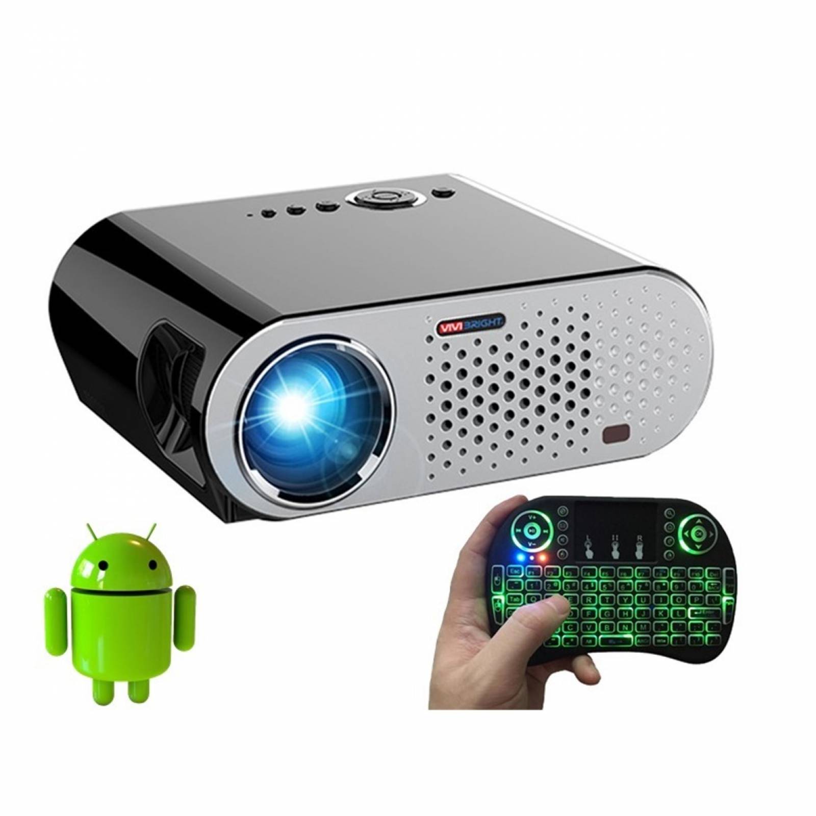 Proyector Profesional Smart Android Wifi Led 3200 Lumens Hd
