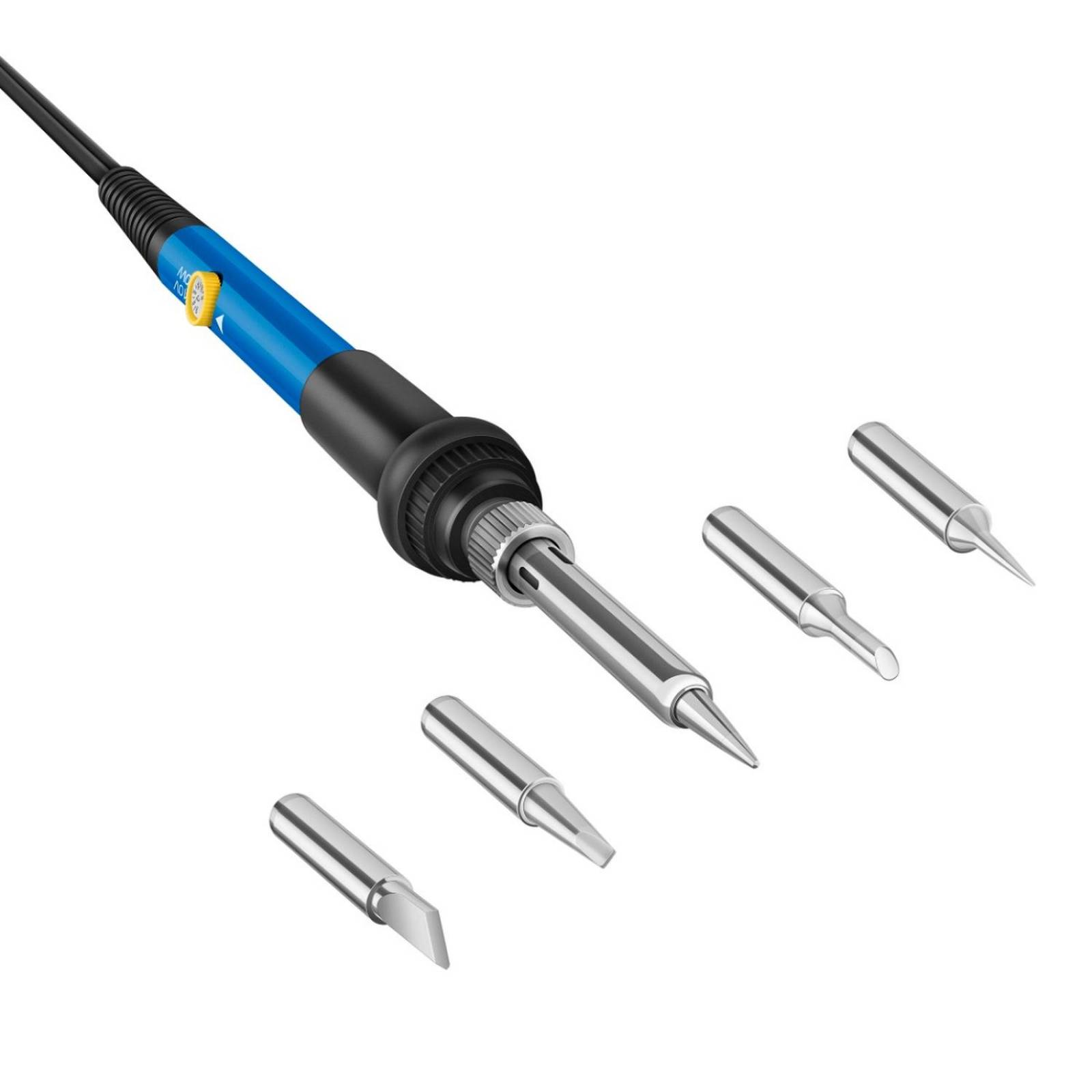 Cautín tipo lápiz de 30 watts con ajuste de potencia y puntas ...