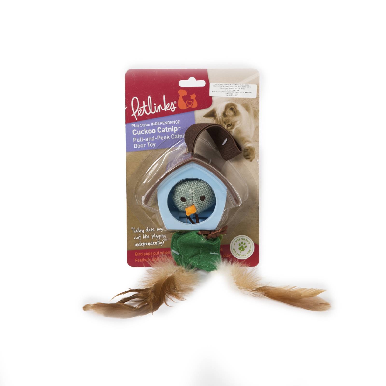 Juguete con plumas y catnip para gato Cuckoo Catnip