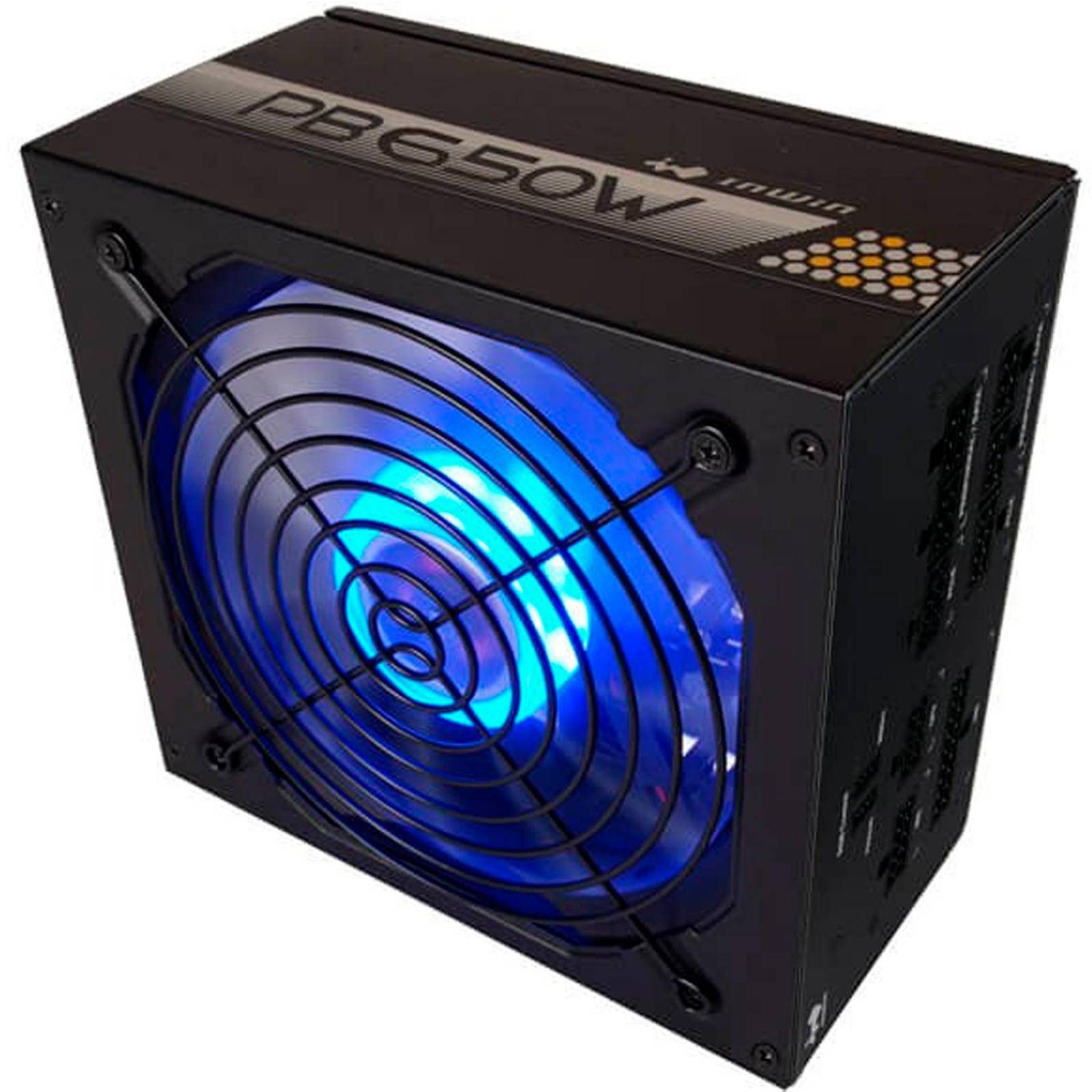 Fuente de Poder IN WIN PB-650W Modular 80 Plus Gold RGB IW-PB650-RGB