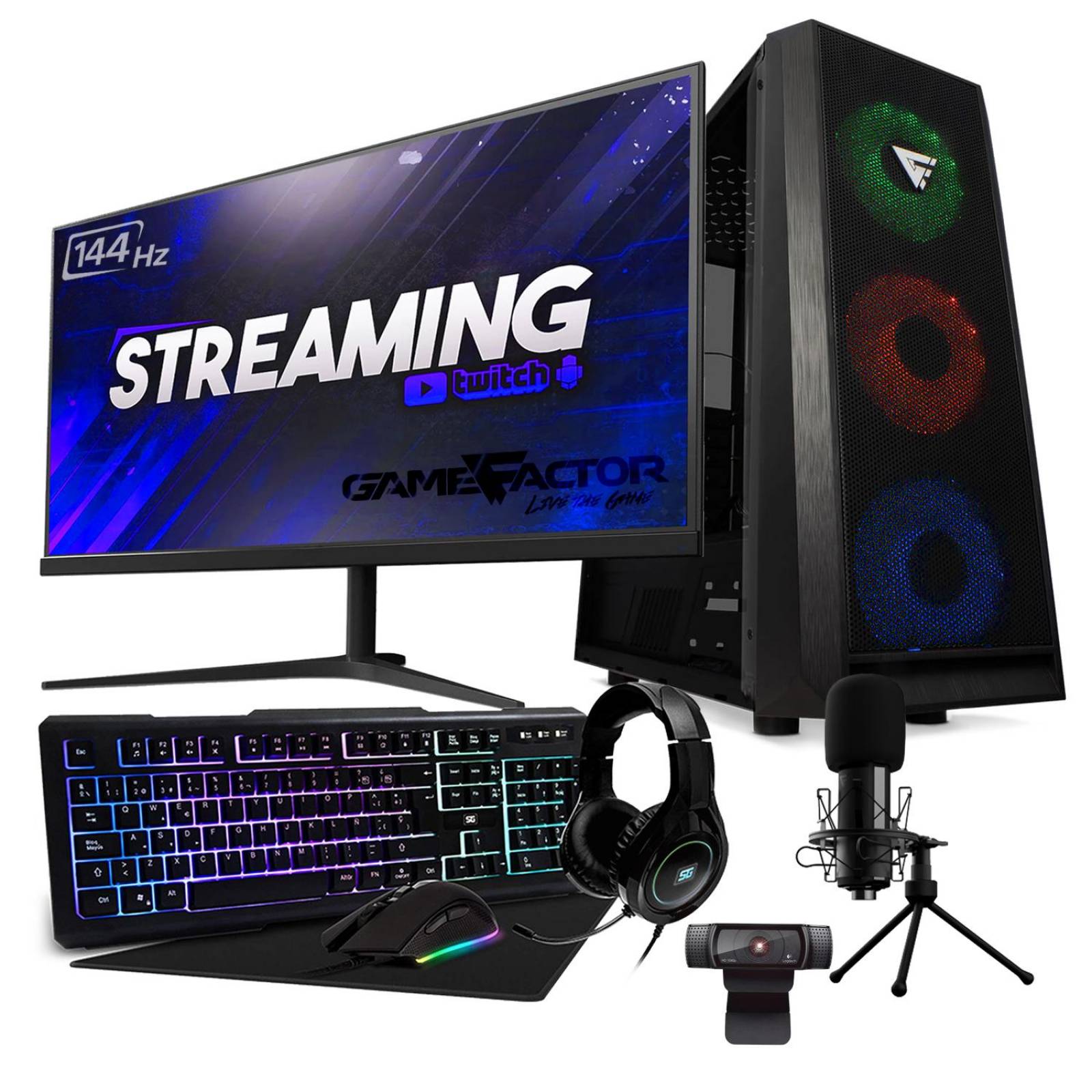 Pc Gamer Streaming Intel Core I5 9400 16gb 1tb 240Gb Ssd Gtx 1660 Led