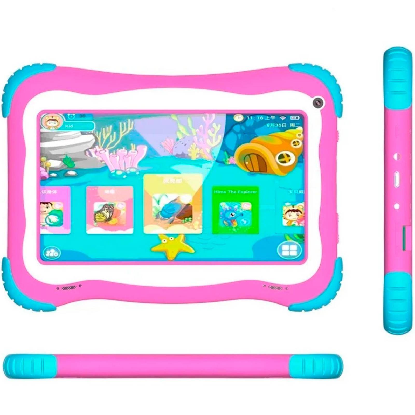 Tablet STYLOS TARIS KID 7 V1 Quad Core 1GB 8GB Android 8.1 Rosa STTTA86P