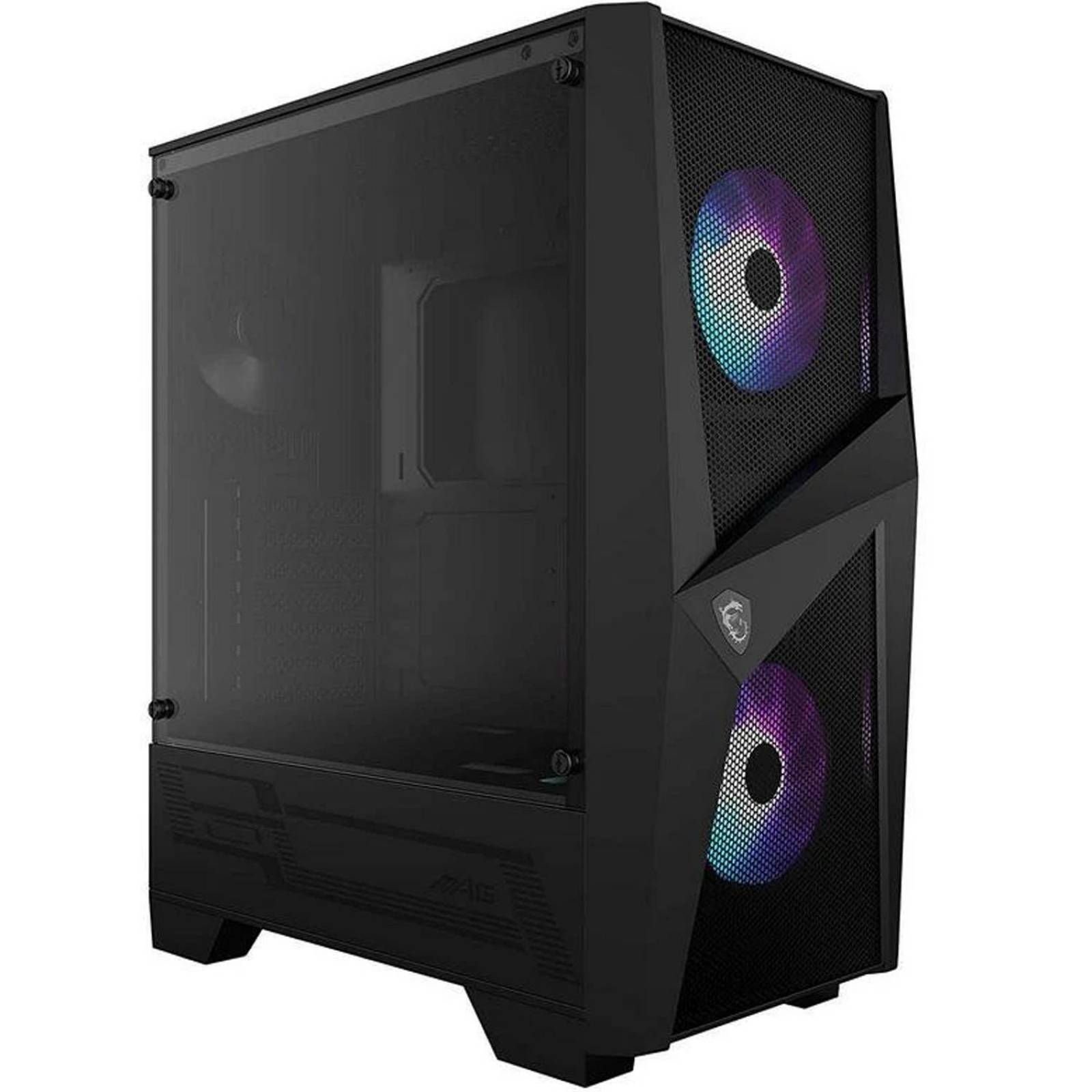Gabinete Gamer MSI MAG FORGE 100R RGB ATX Cristal templado