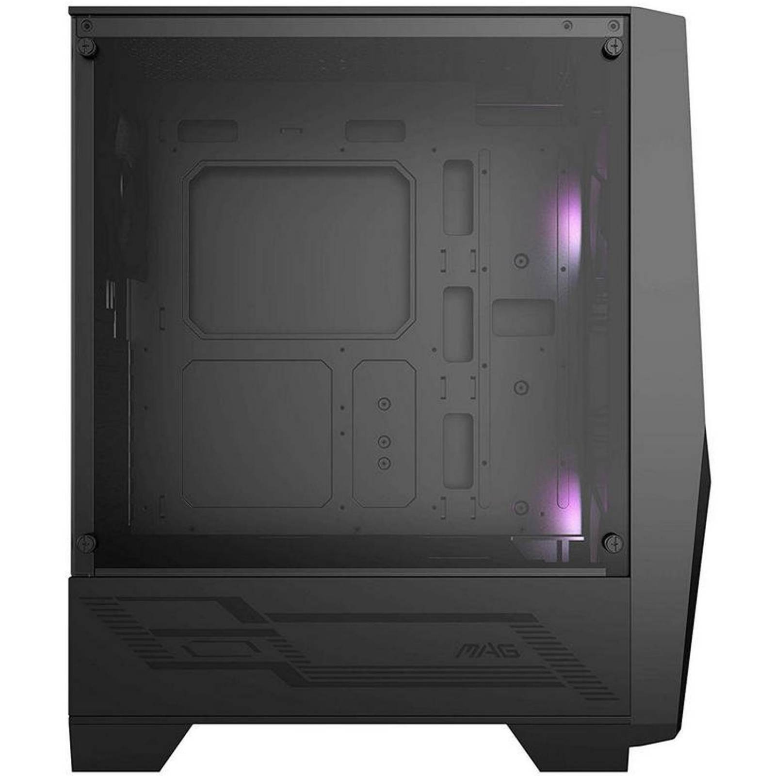 Gabinete Gamer MSI MAG FORGE 100R RGB ATX Cristal templado
