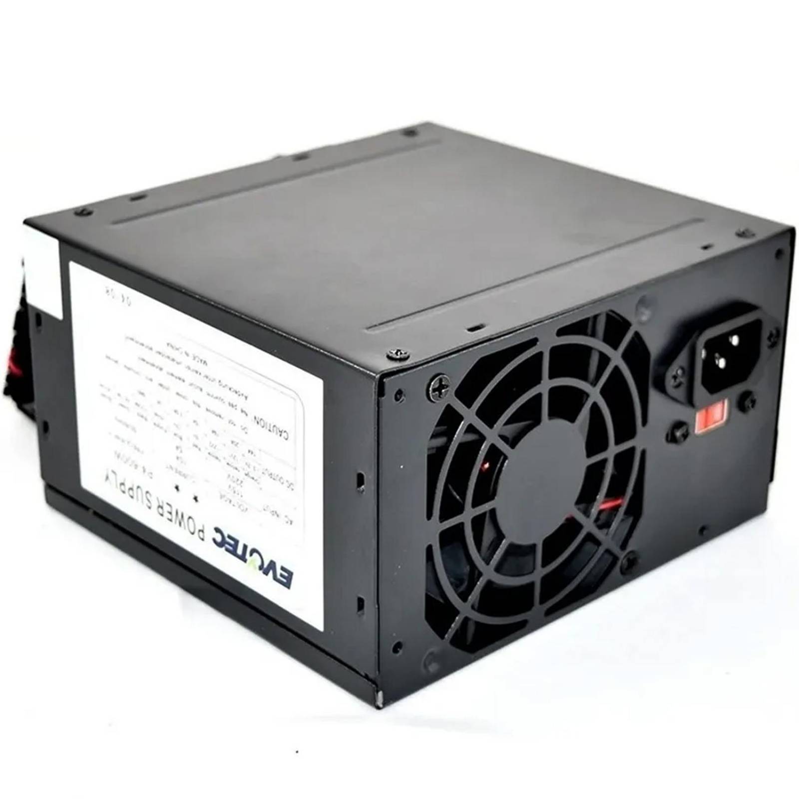 Fuente de Poder EVOTEC P4600W SATA 600W Negro