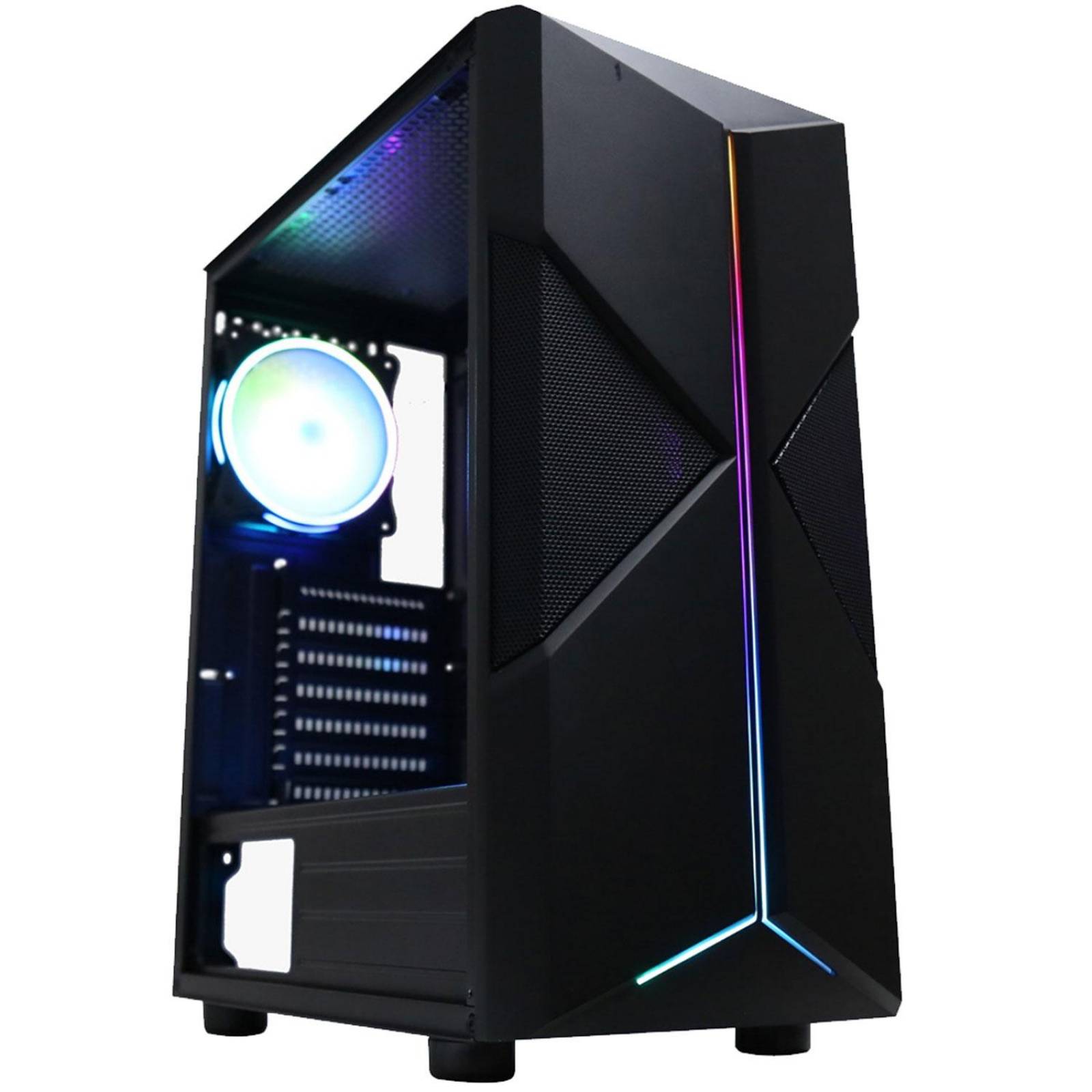 Gabinete Gamer EAGLE WARRIOR DELTA ARGB Cristal Templado CG3306DELTAEG