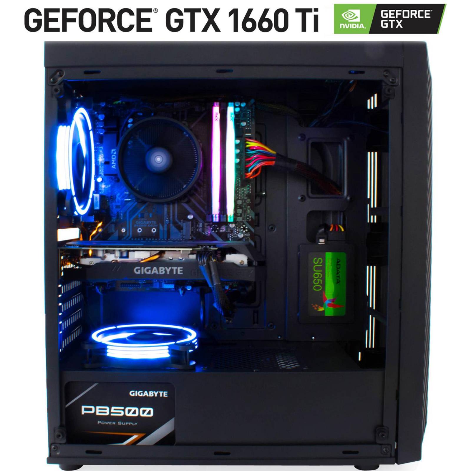 Xtreme Pc Gamer GeForce GTX 1660 Ti Ryzen 5 3600 16Gb SSD 240Gb 1Tb WI