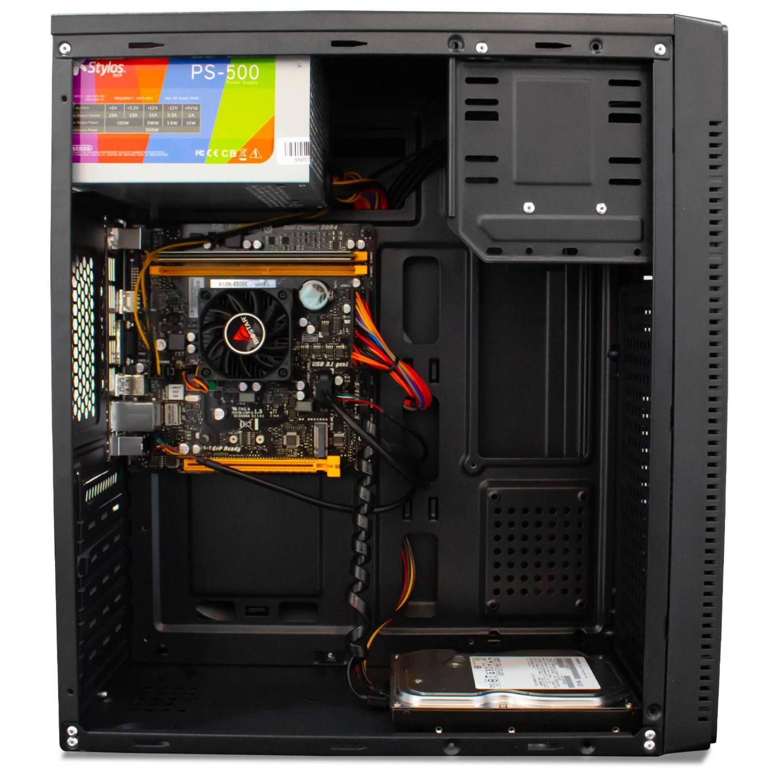 Xtreme Pc Gamer Radeon R7 Amd A10N 8800E 8Gb 500Gb Monitor Wifi