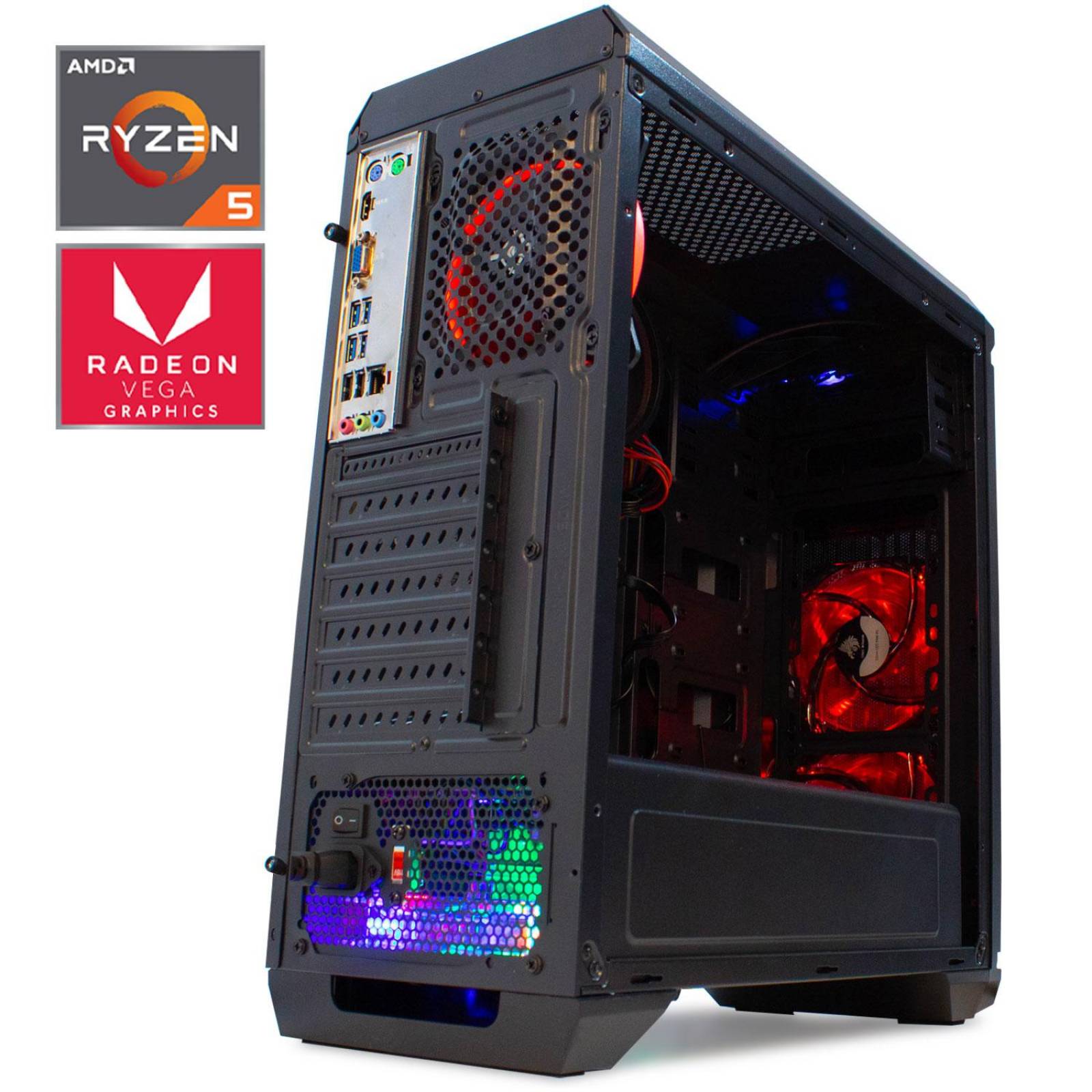 Xtreme Pc Gamer Radeon Vega 11 Amd Ryzen 5 8Gb 1Tb Kit Gamer