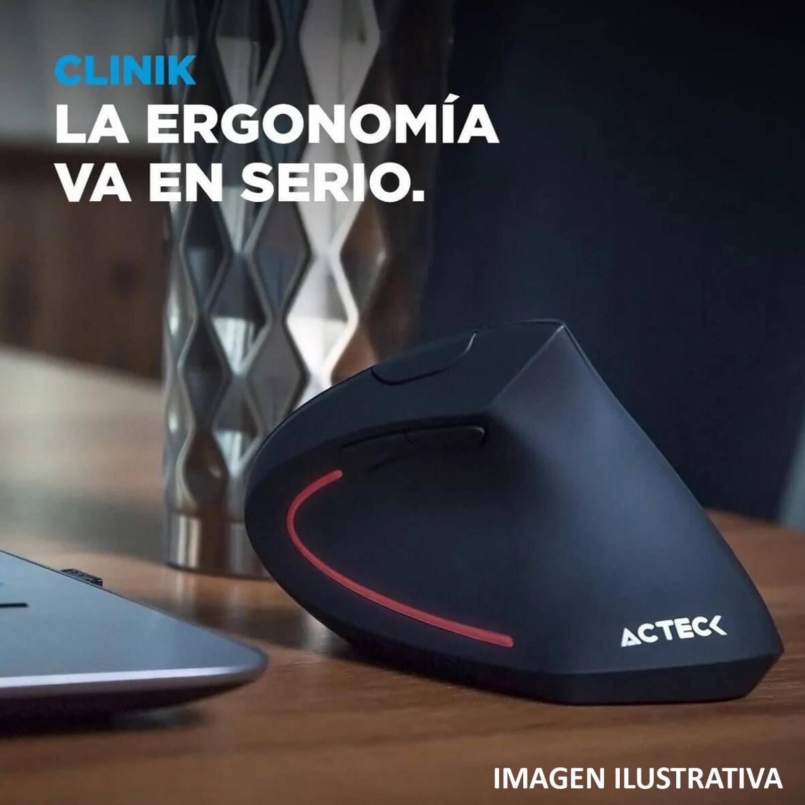 Mouse VERTICAL ACTECK M310 Inalambrico Ergonomico AC-923101
